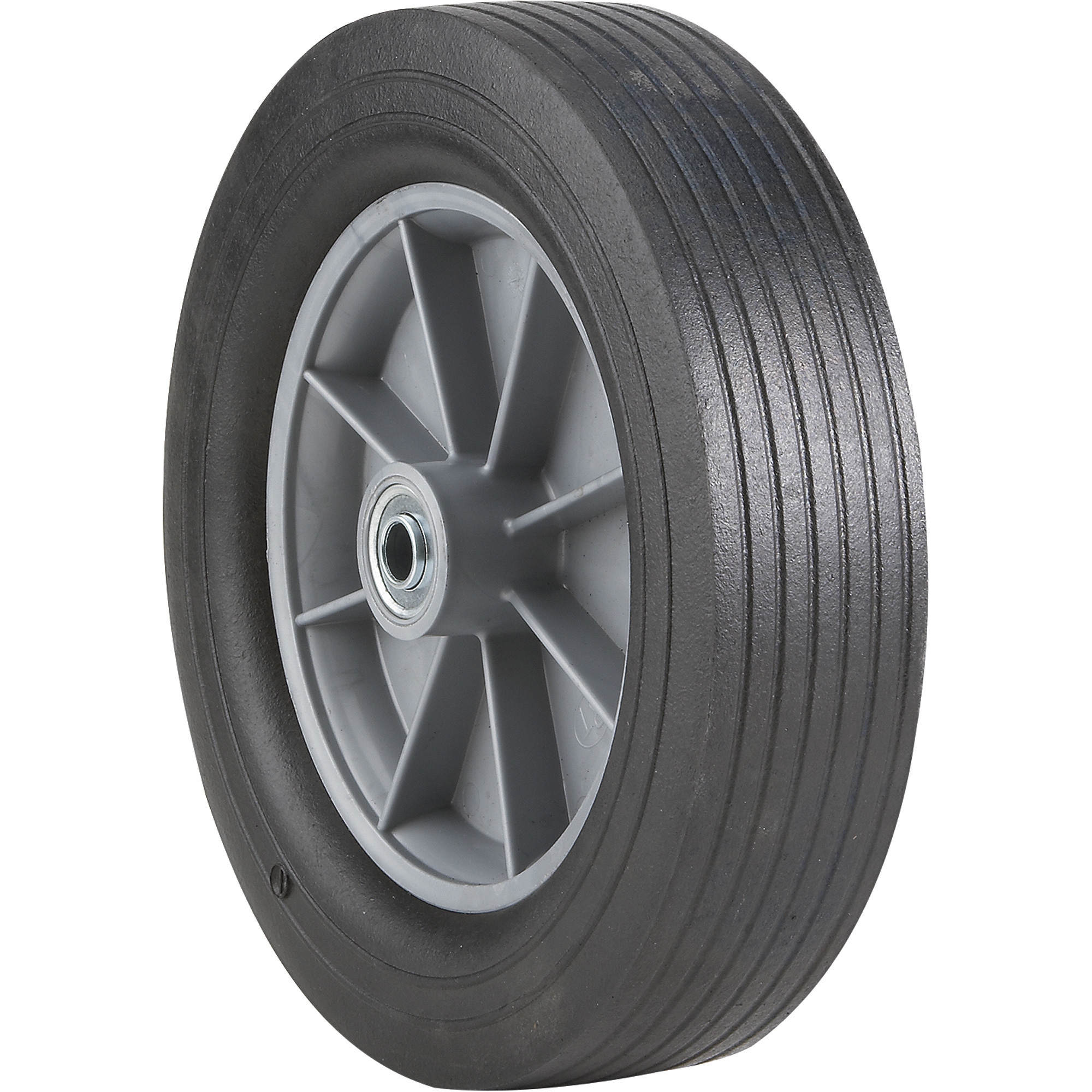 Martin Flat-Free Solid Rubber Tire and Poly Wheel — 8 x 2.50 Tire ...