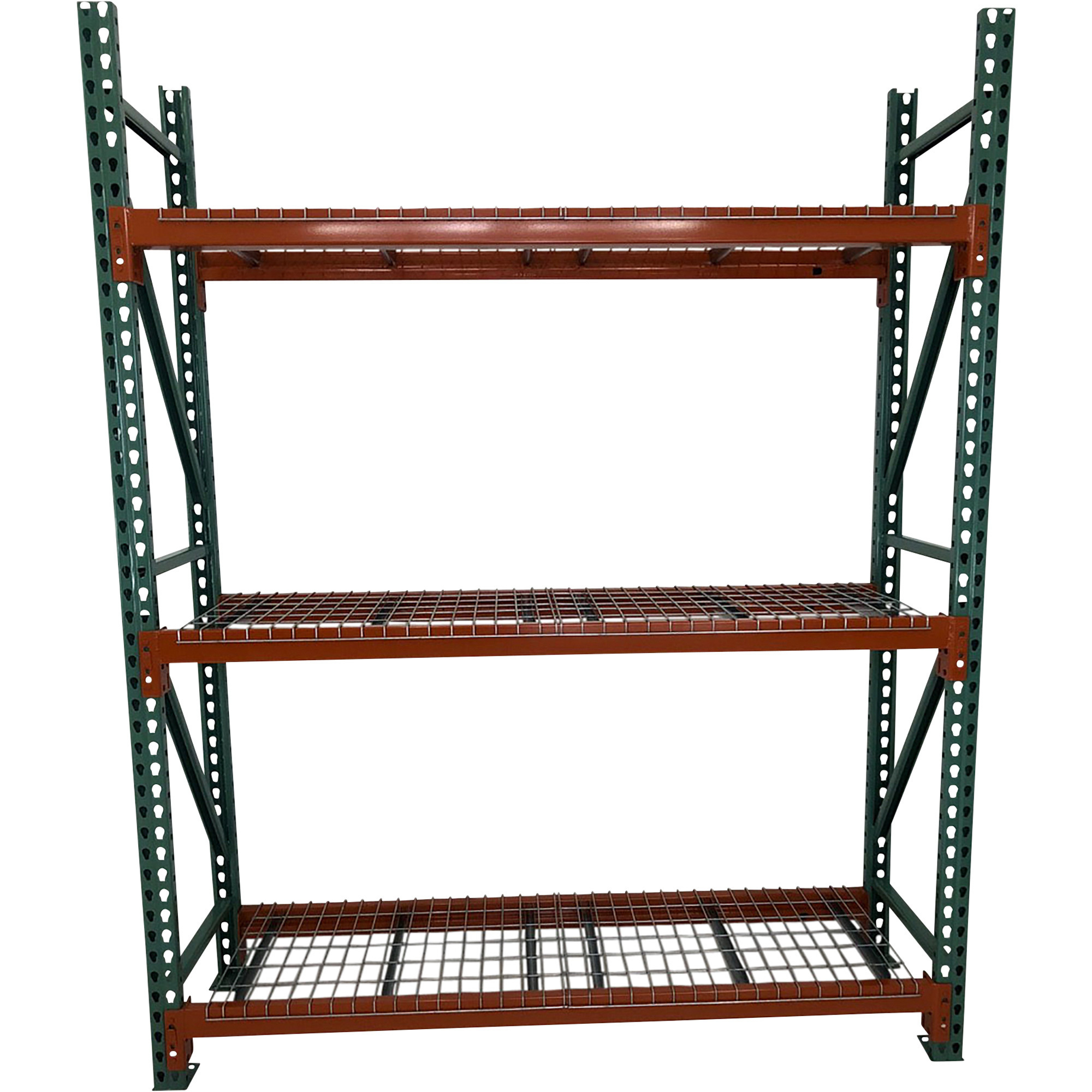 AK Industrial Light-Duty Teardrop Pallet Rack Beam, 96in.L, Model# AK ...