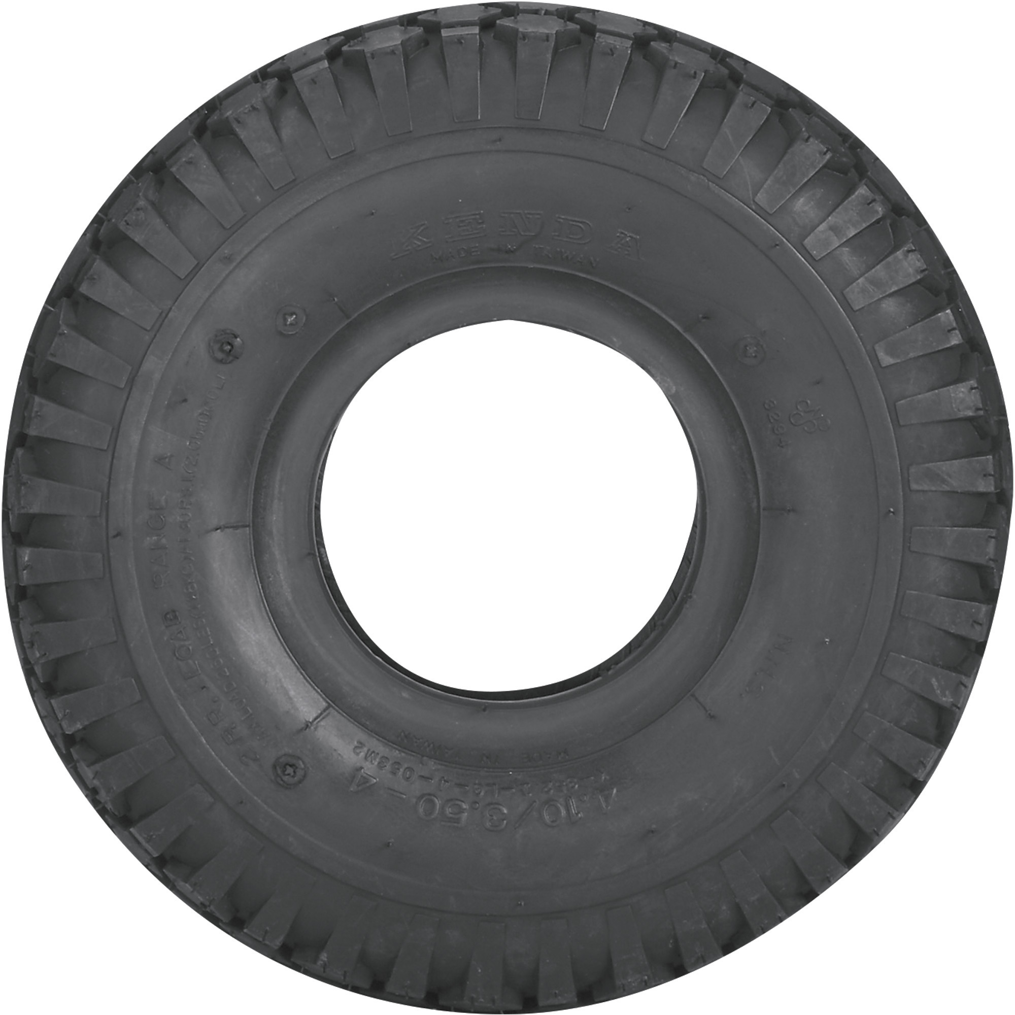 Kenda Studded Tread Replacement Tubeless Tire for Pneumatic Assemblies, 410/350-6 | Northern Tool