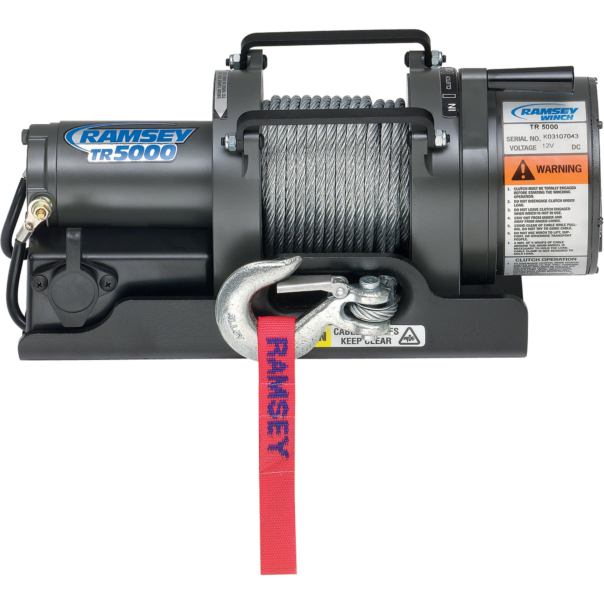 Ramsey Front Mount Winch — 5000-Lb. Capacity, Model# TR 5000 | Northern ...