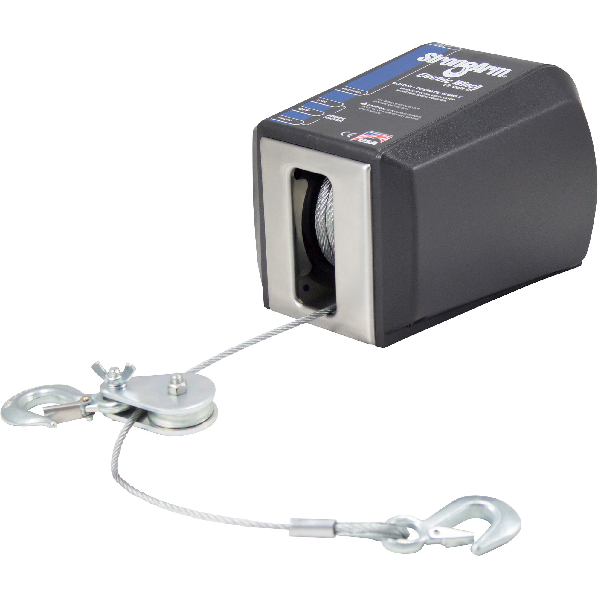 Dutton-Lainson StrongArm 12 Volt DC Powered Electric Winch, 4500-Lb ...
