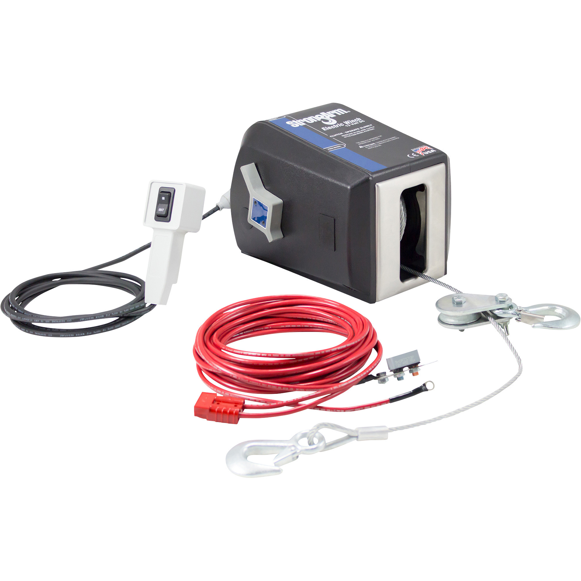 Dutton-Lainson StrongArm 12 Volt DC Powered Electric Winch with Remote ...