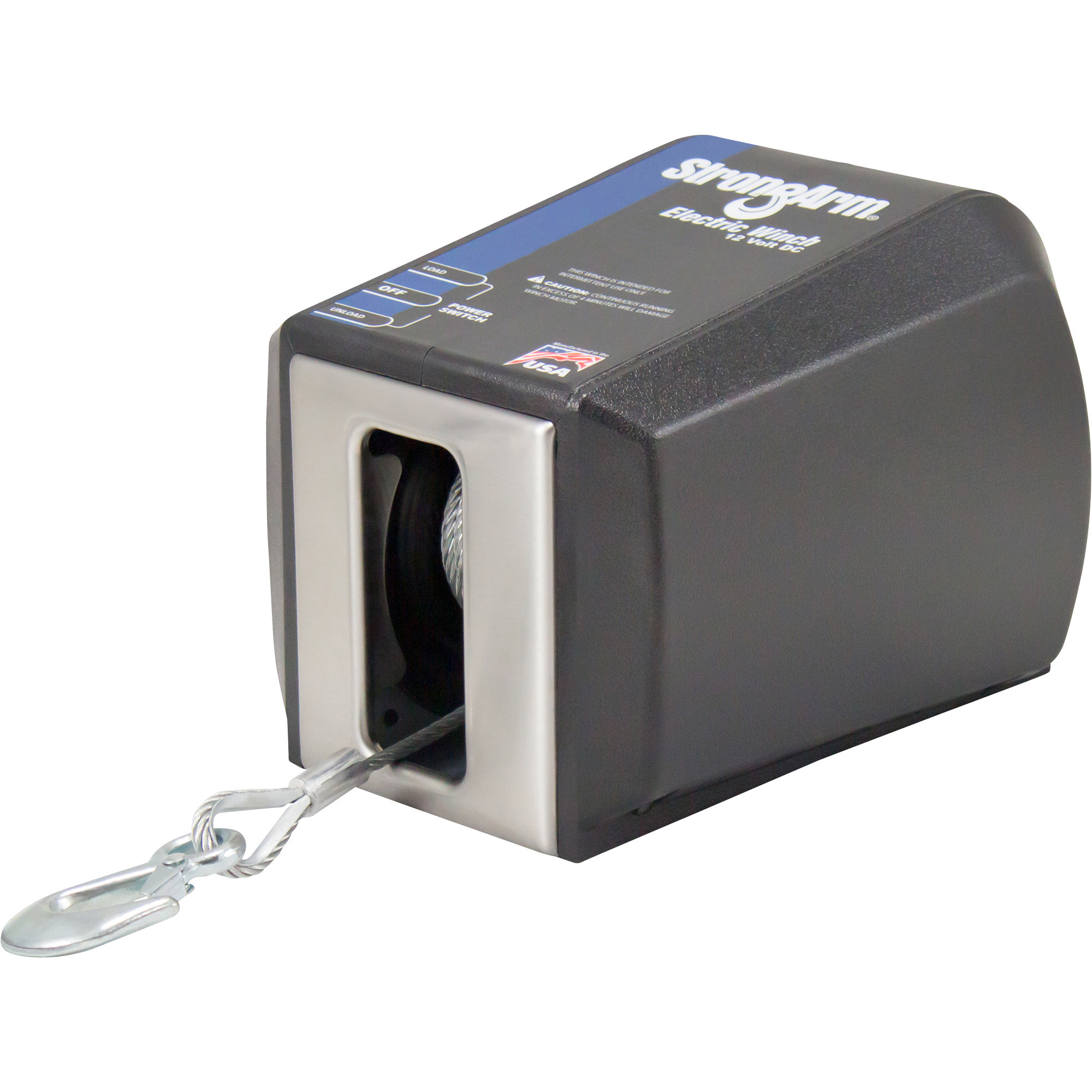 Dutton-Lainson StrongArm 12 Volt DC Powered Electric Winch, 3000-Lb ...