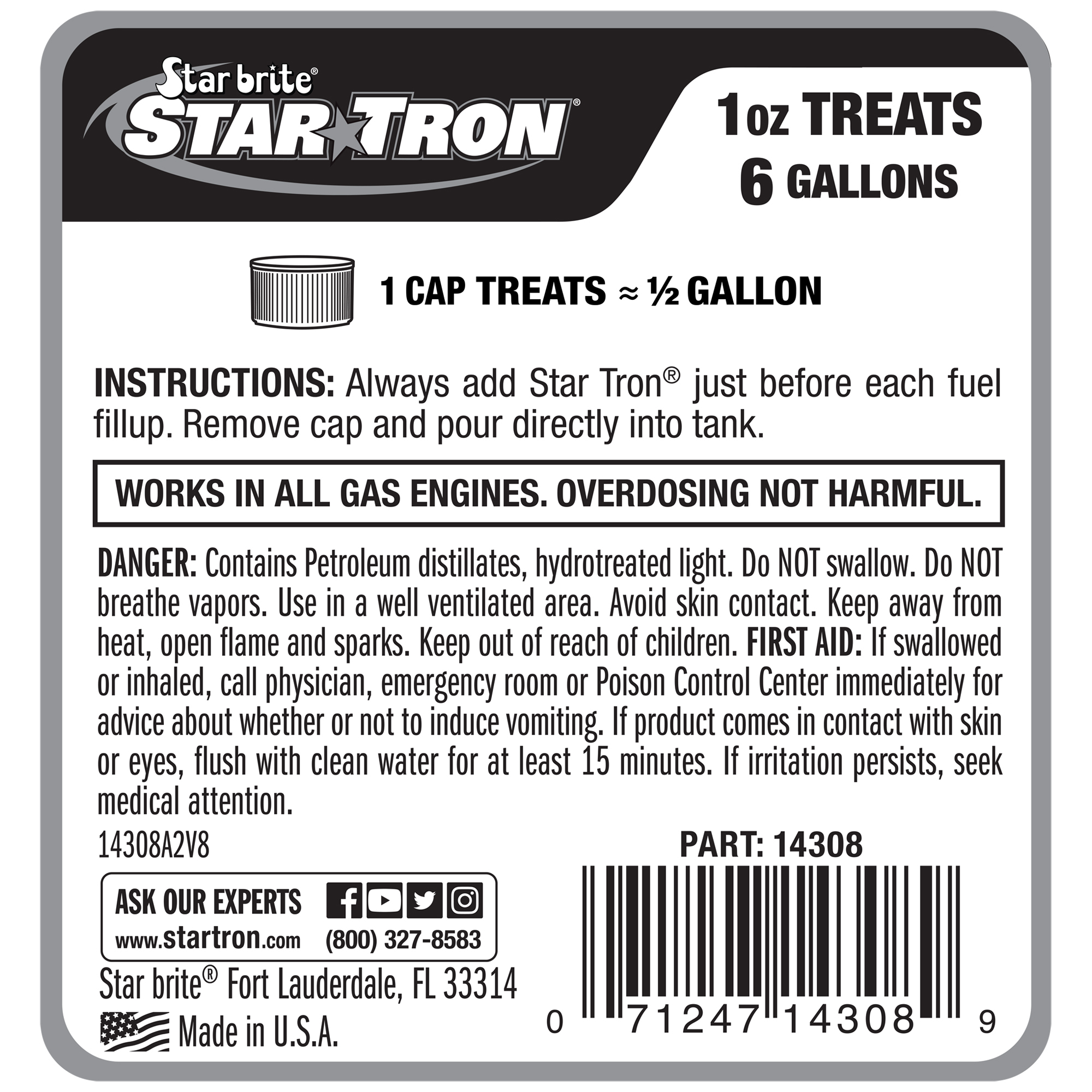 Star Tron Enzyme Fuel Treatment, 8oz. Bottle | Northern Tool