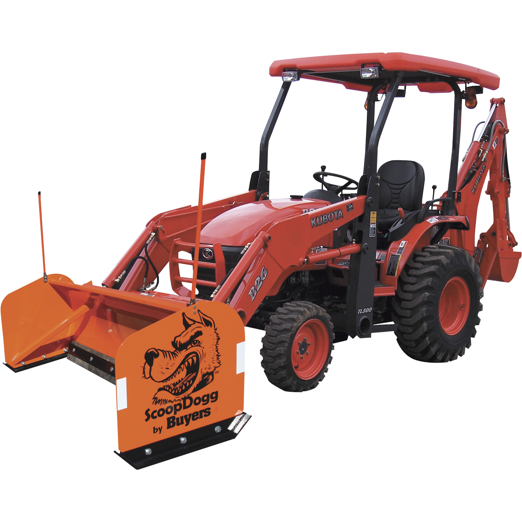 ScoopDogg Snow Pusher for Smaller Ag/Compact Tractors — 10Ft.L, Model ...
