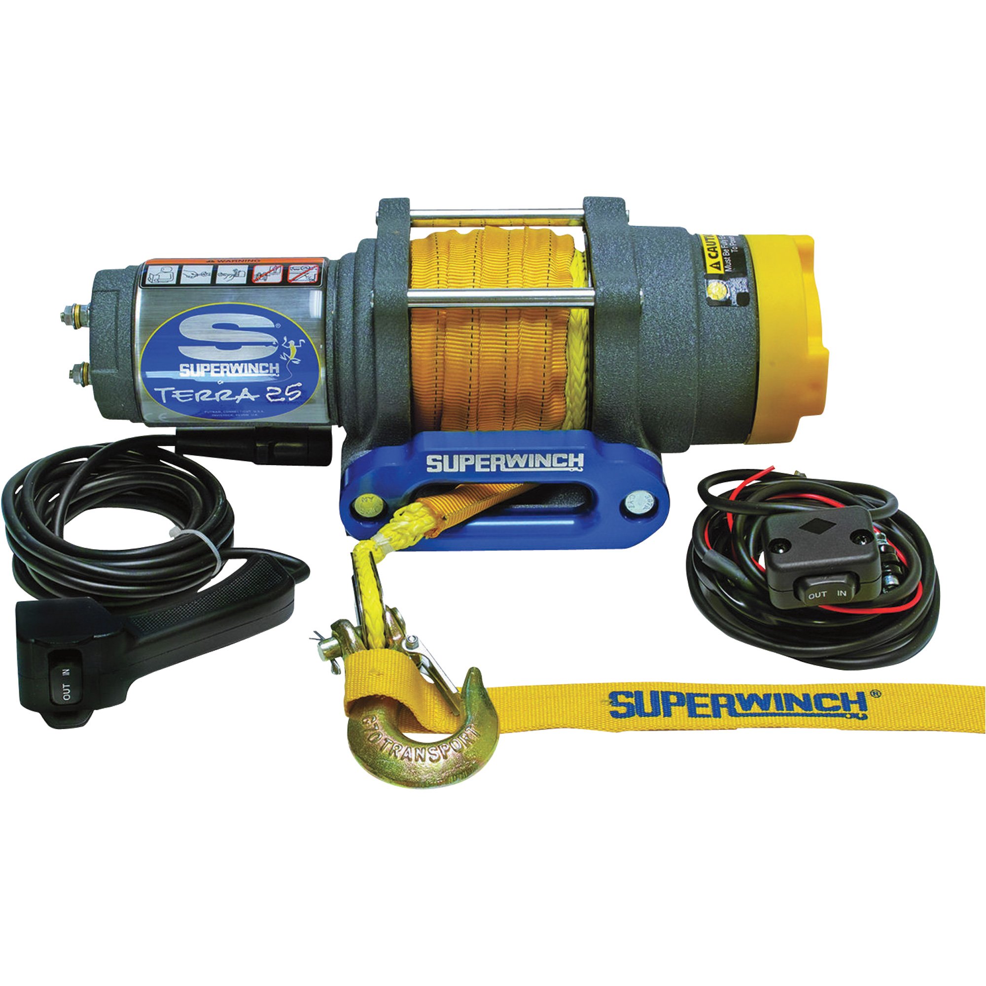 Superwinch 12 Volt DC Powered Electric ATV Winch — 2,500-Lb. Capacity ...