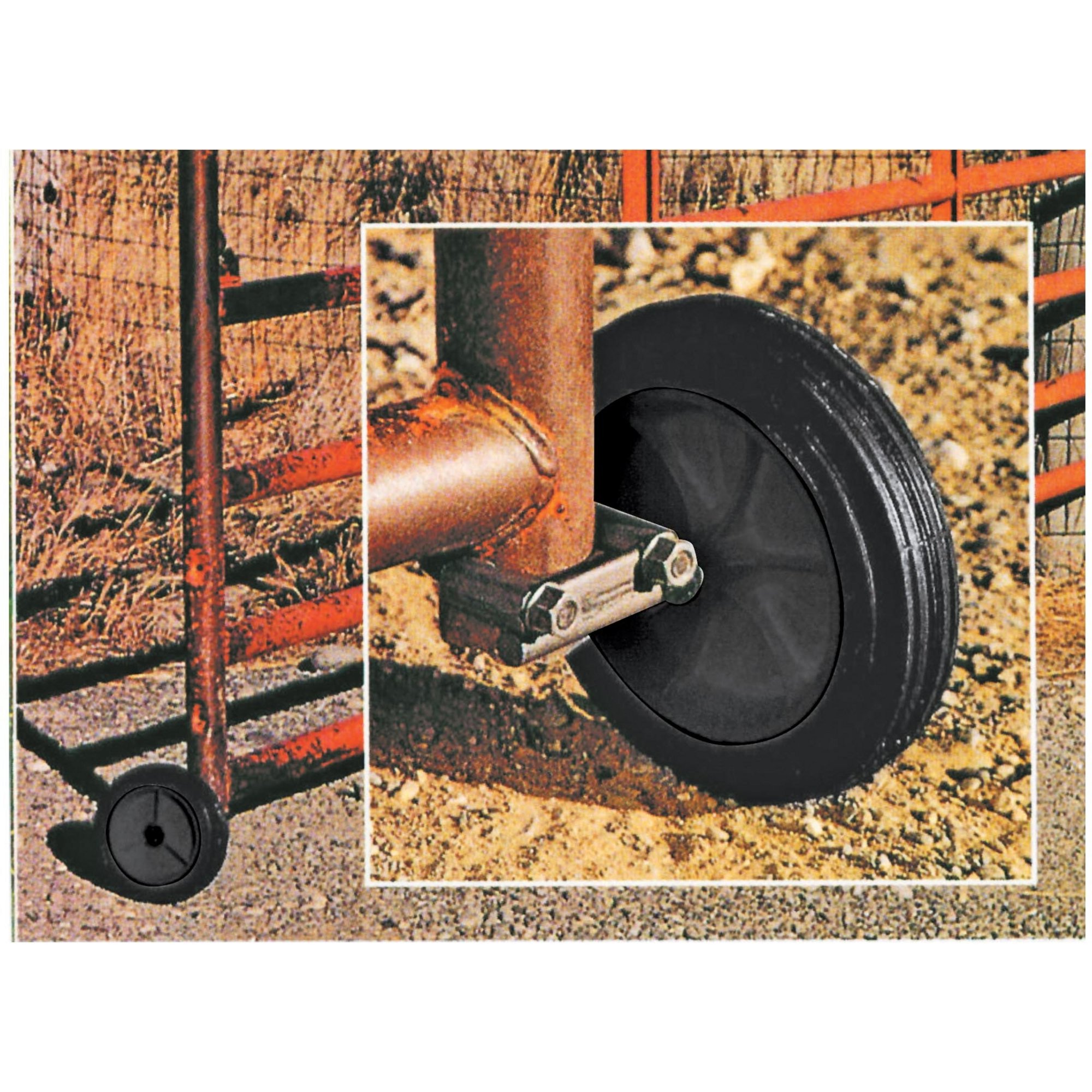 Dyna-Grip Gate Wheel — For 1 3/4in. Dia. Posts, Model# GW0134 ...