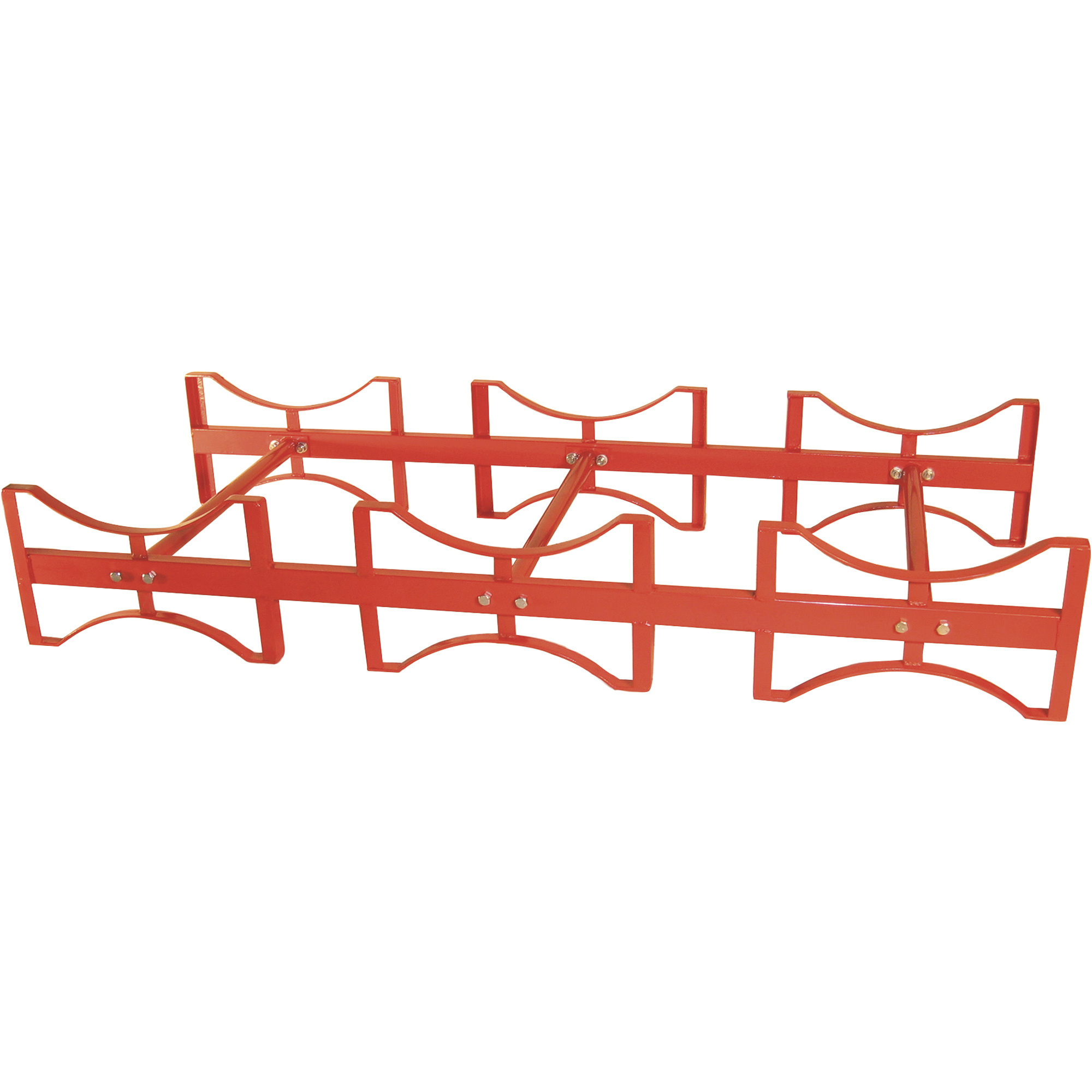 Wesco 3-Rack Stackable 55-Gallon Drum Rack, 2,400-Lb. Capacity, Model ...