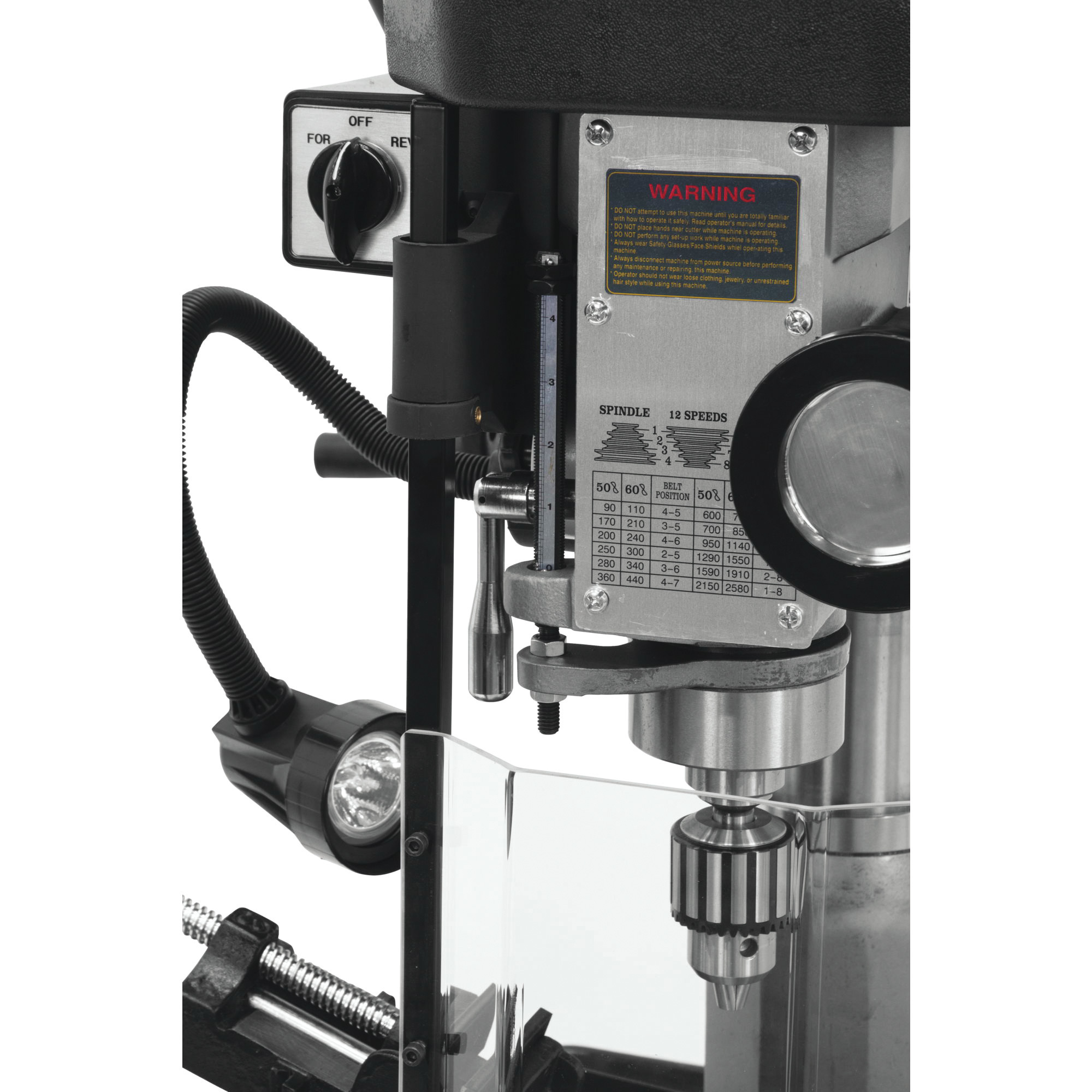 JET Milling/Drilling Machine, 15in., 1 HP, 115/230V, Model# JMD-15 ...