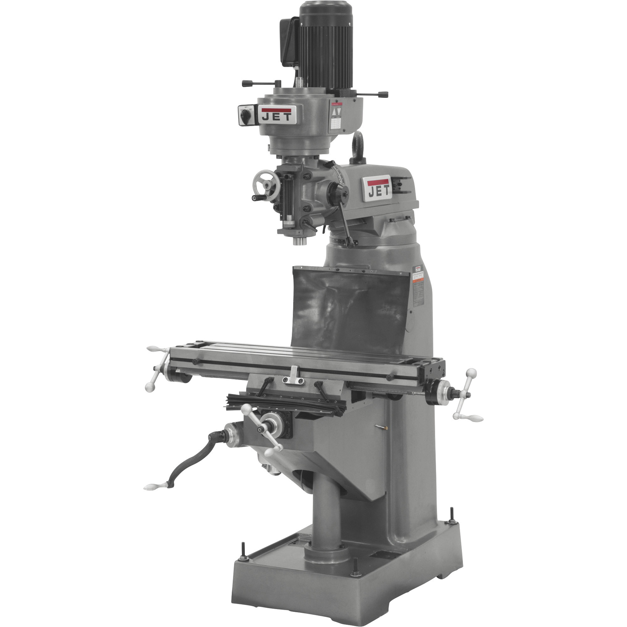 JET Vertical Milling Machine, 36in., 1 1/2 HP, 115/230V, Model# JVM-836 ...