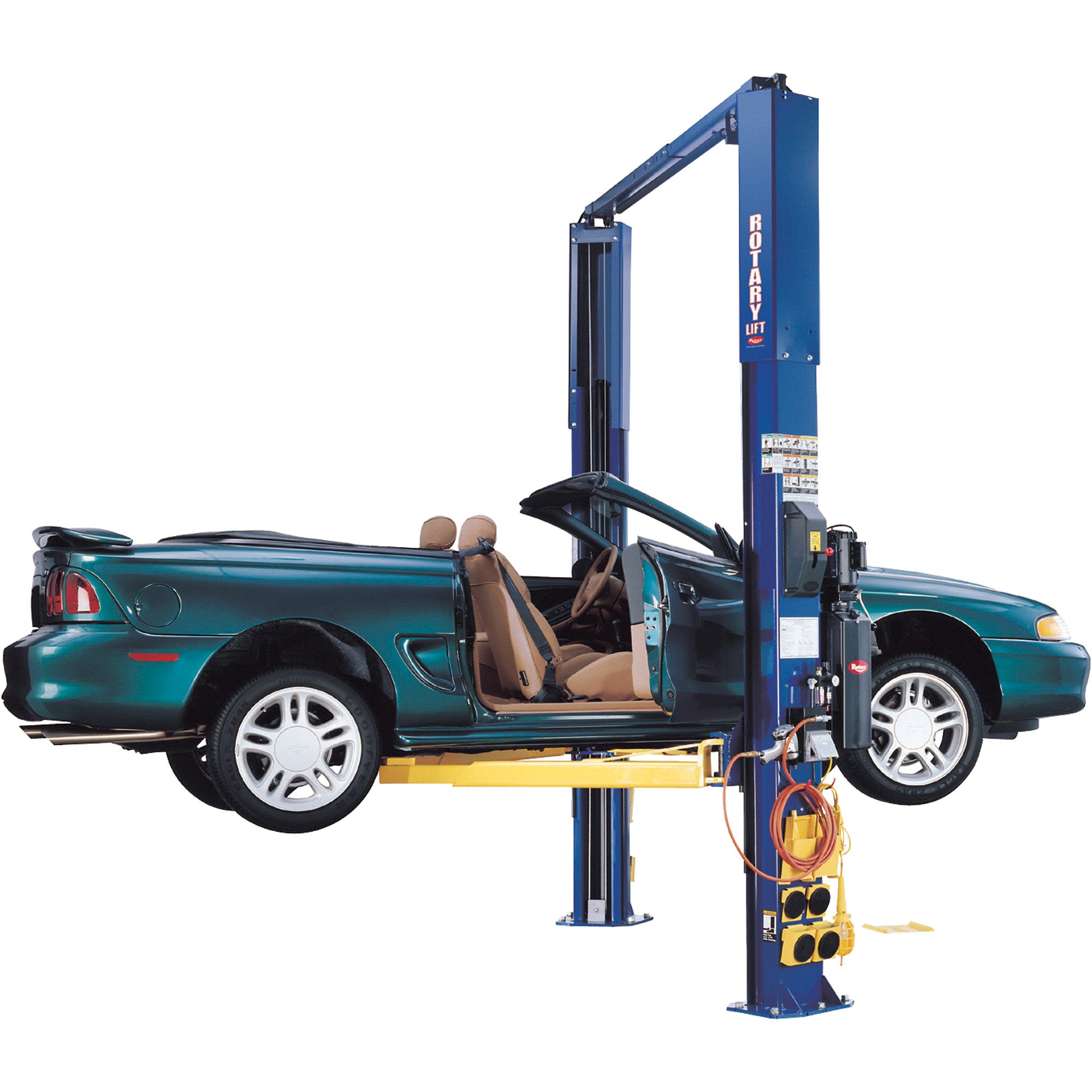 Rotary Asymmetrical Two-Post Vehicle Lift — 10,000-Lb. Capacity, Model ...