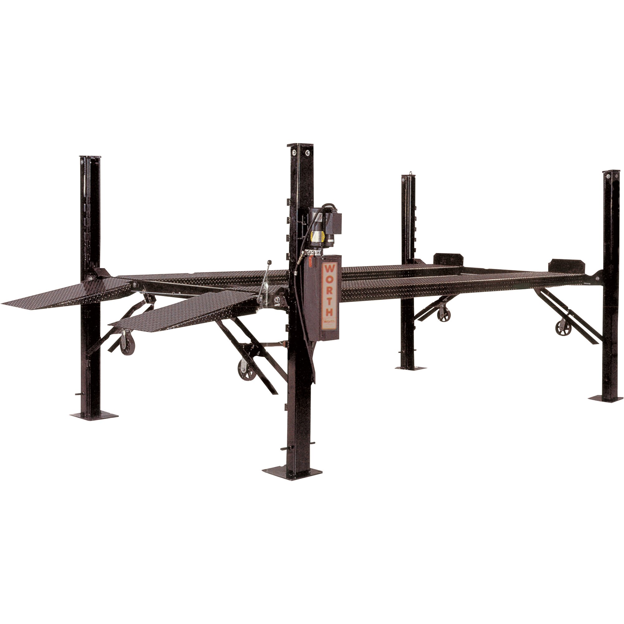 Worth Portable Four Post Vehicle Lift — 7000-Lb. Capacity | Northern Tool