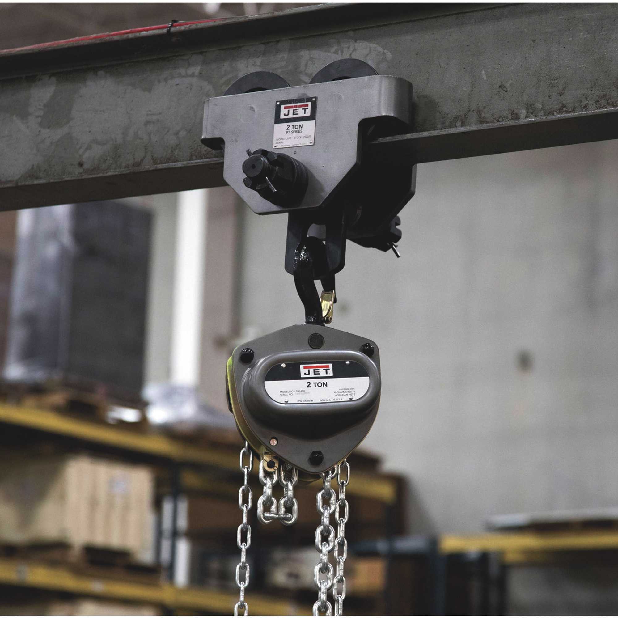 JET Heavy-Duty Adjustable Trolley, 2-Ton Capacity, Model# 2-HDT ...