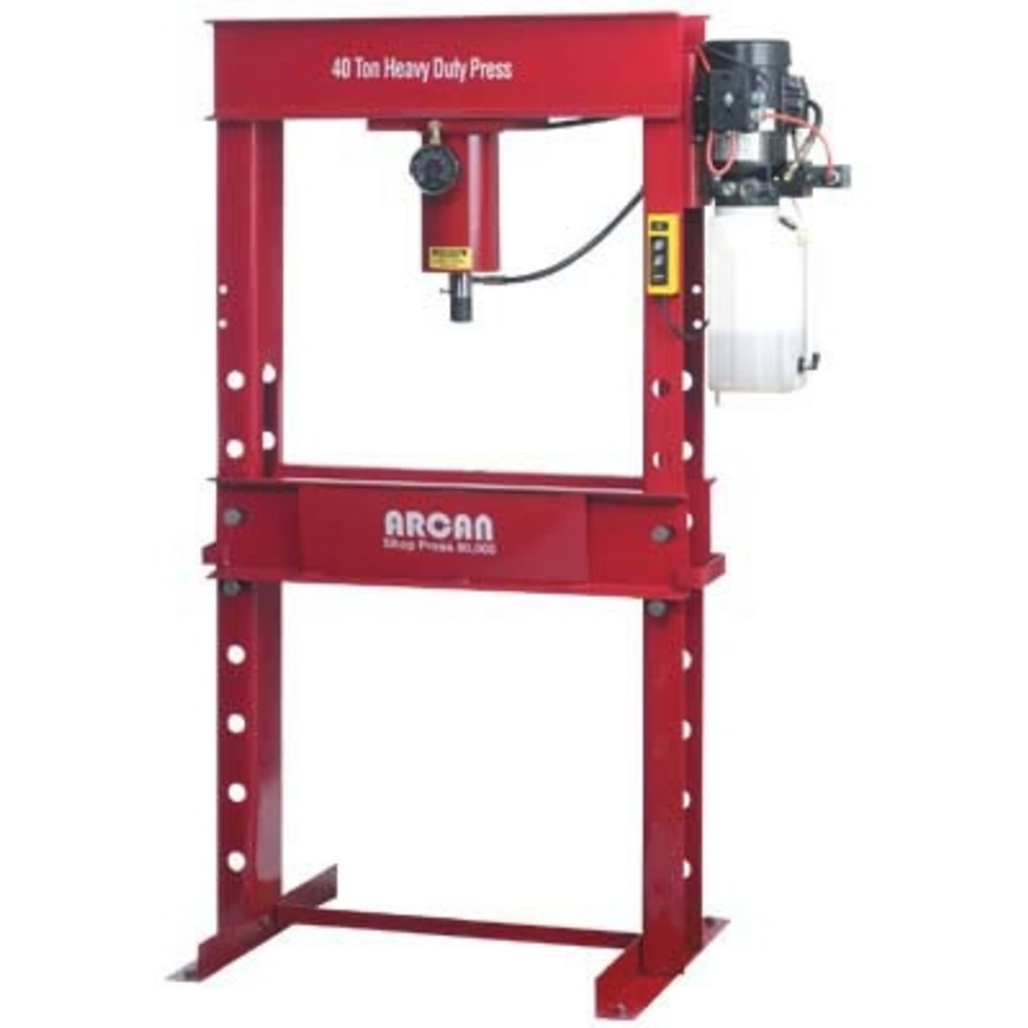 Arcan Professional Production Shop Press — 20 Ton, Model# CP406 ...