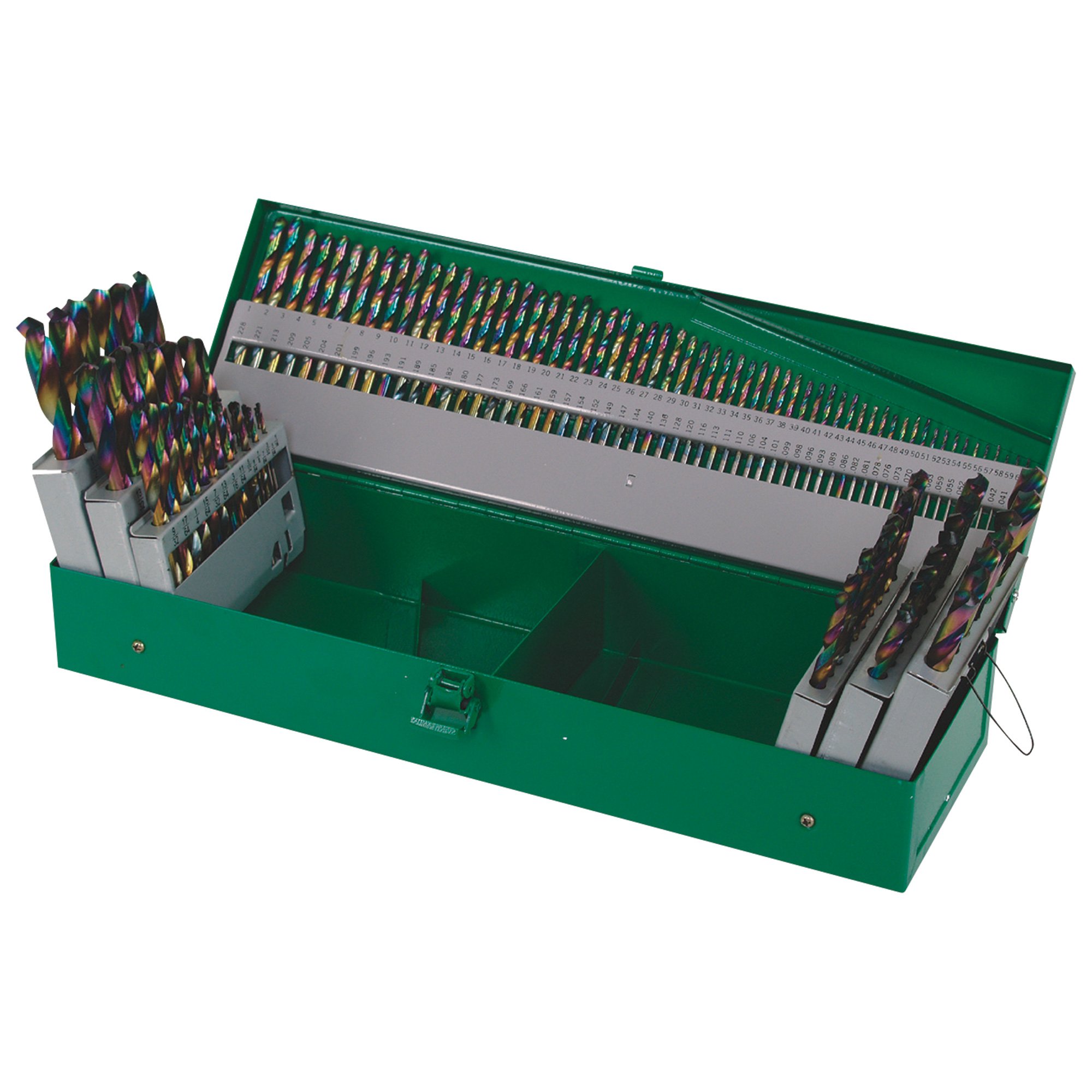 Northern Industrial Cobalt Alloy-Coated Steel Drill Bits — 115-Pc. Set ...