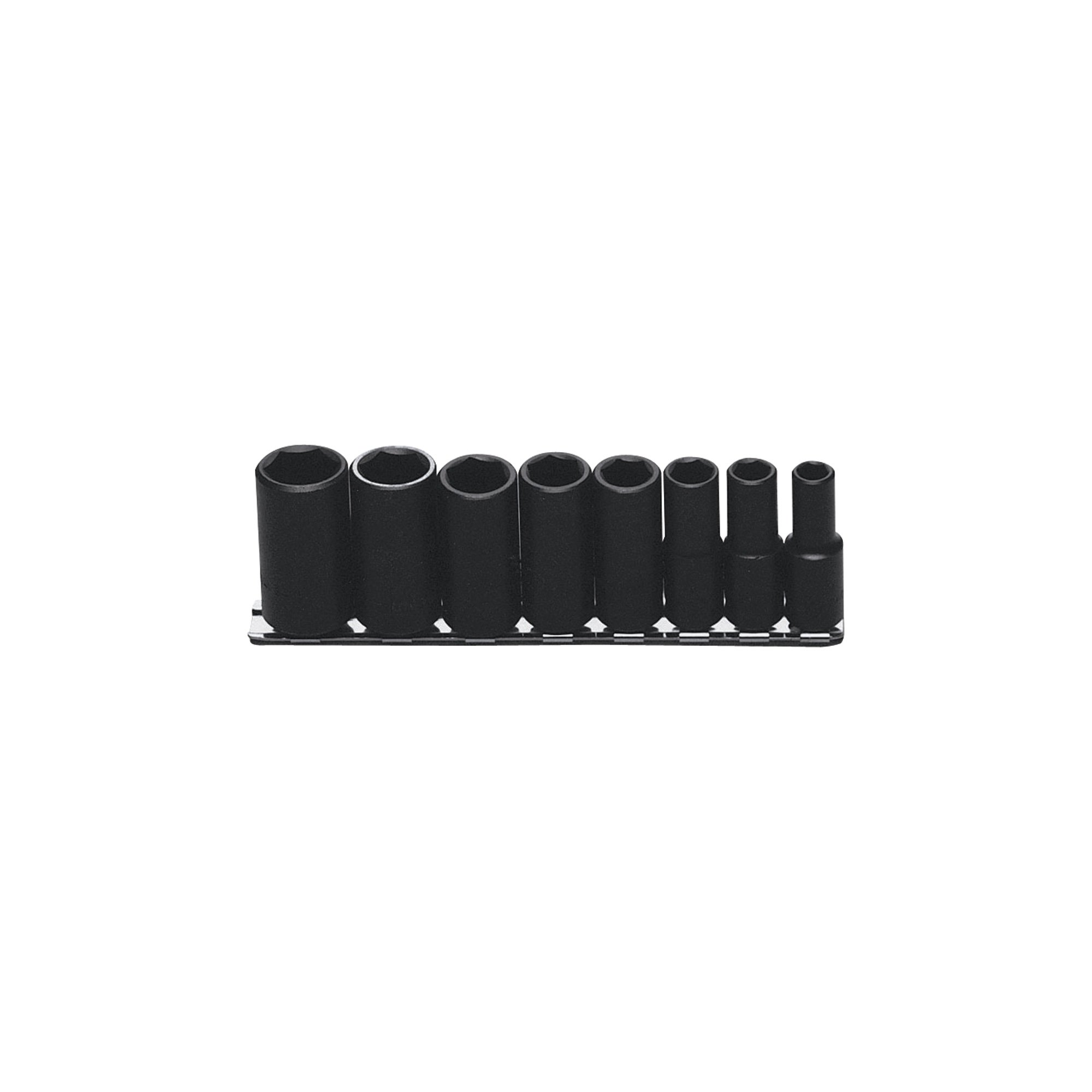 Allen 3/8in.-Drive Deep Well Sockets — 8-Pc. SAE Set, Model# 19501 ...