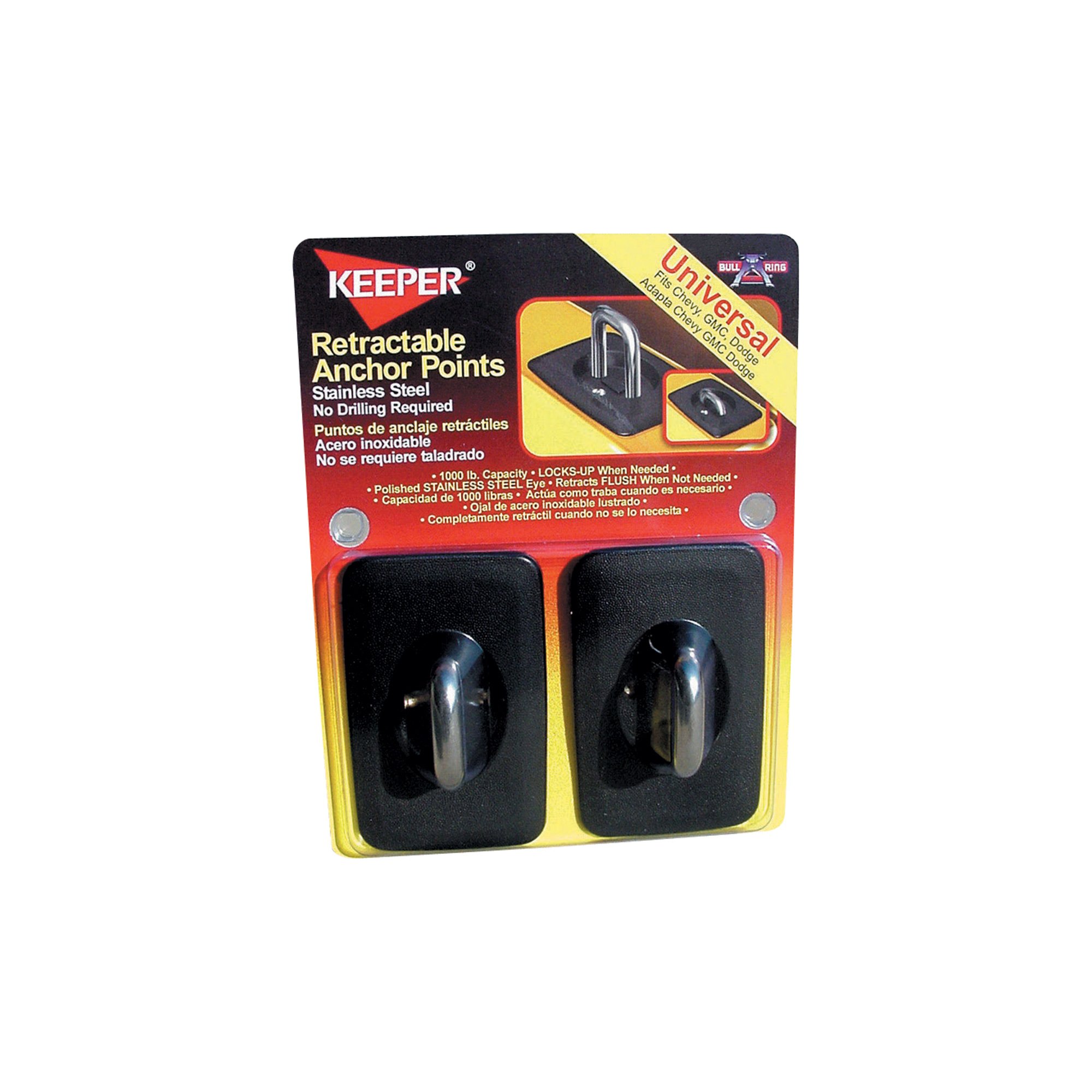 Keeper Universal Bull Ring Retractable Anchor Points | Northern Tool