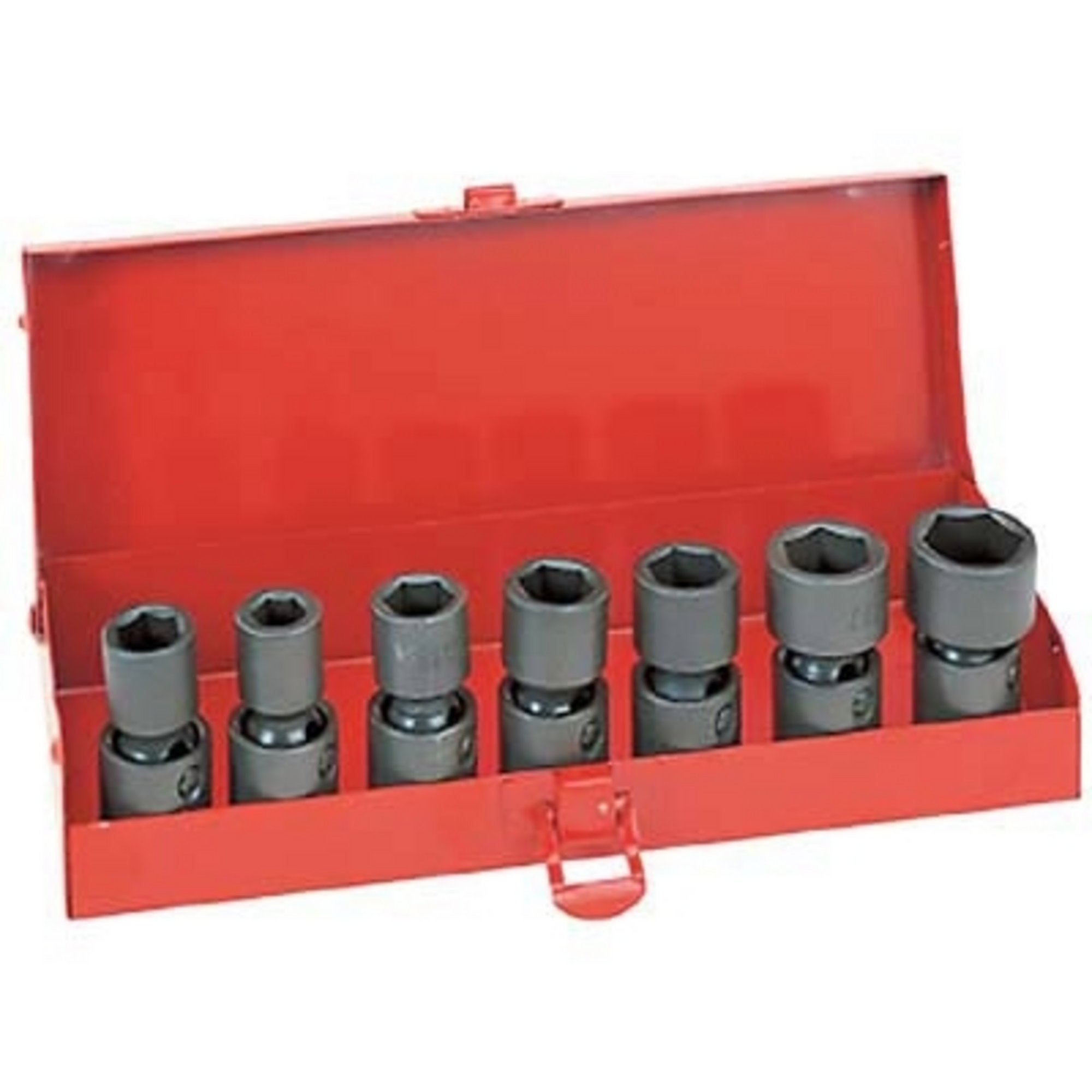 Ingersoll Rand Universal Socket Set — 8 Piece, 3/8in. Drive, Metric ...