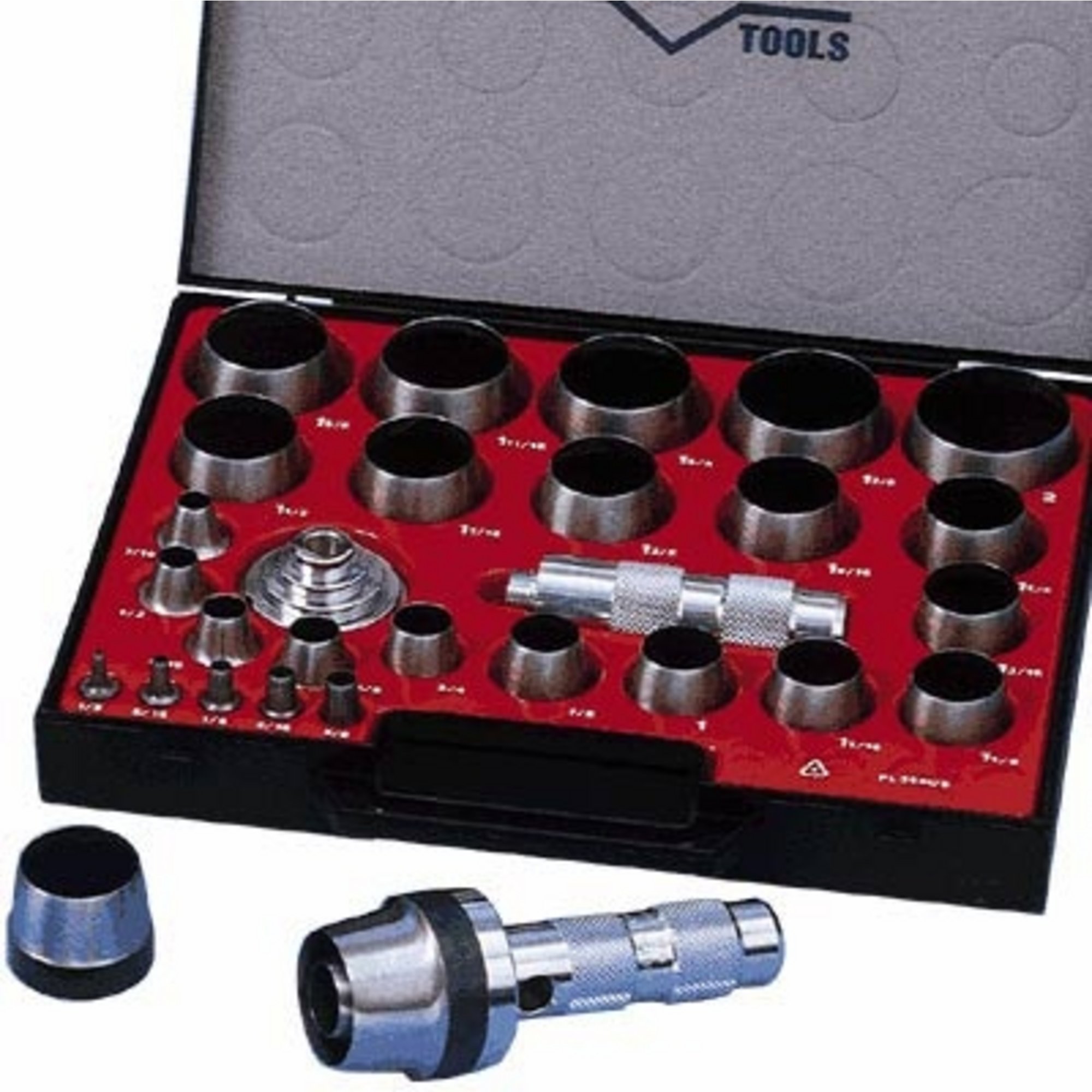 27 Piece Hollow Punch Tool Kit | Northern Tool