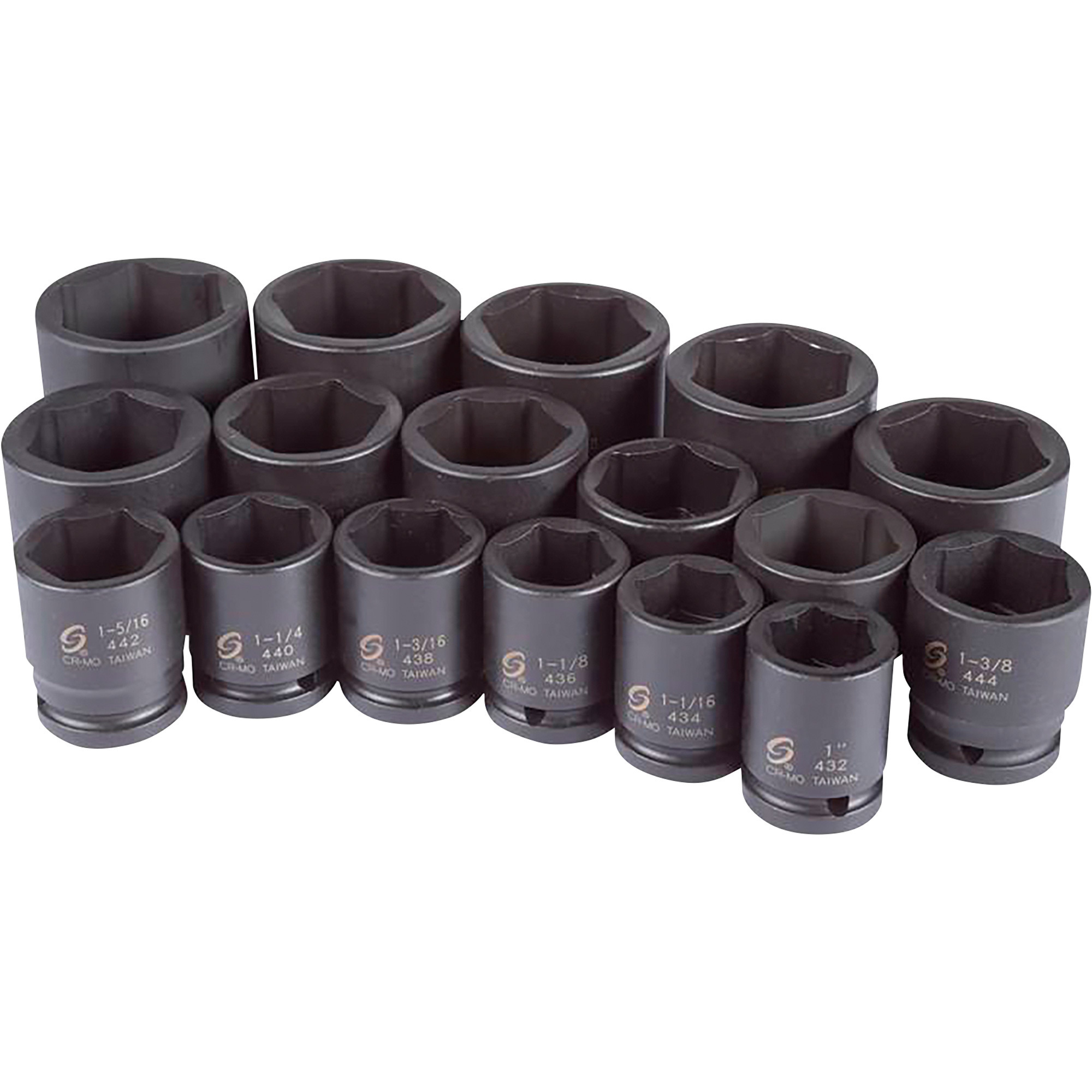Sunex Tools JUMBO Impact Sockets — 17-Pc. Set, 3/4in. Drive, SAE, Model ...