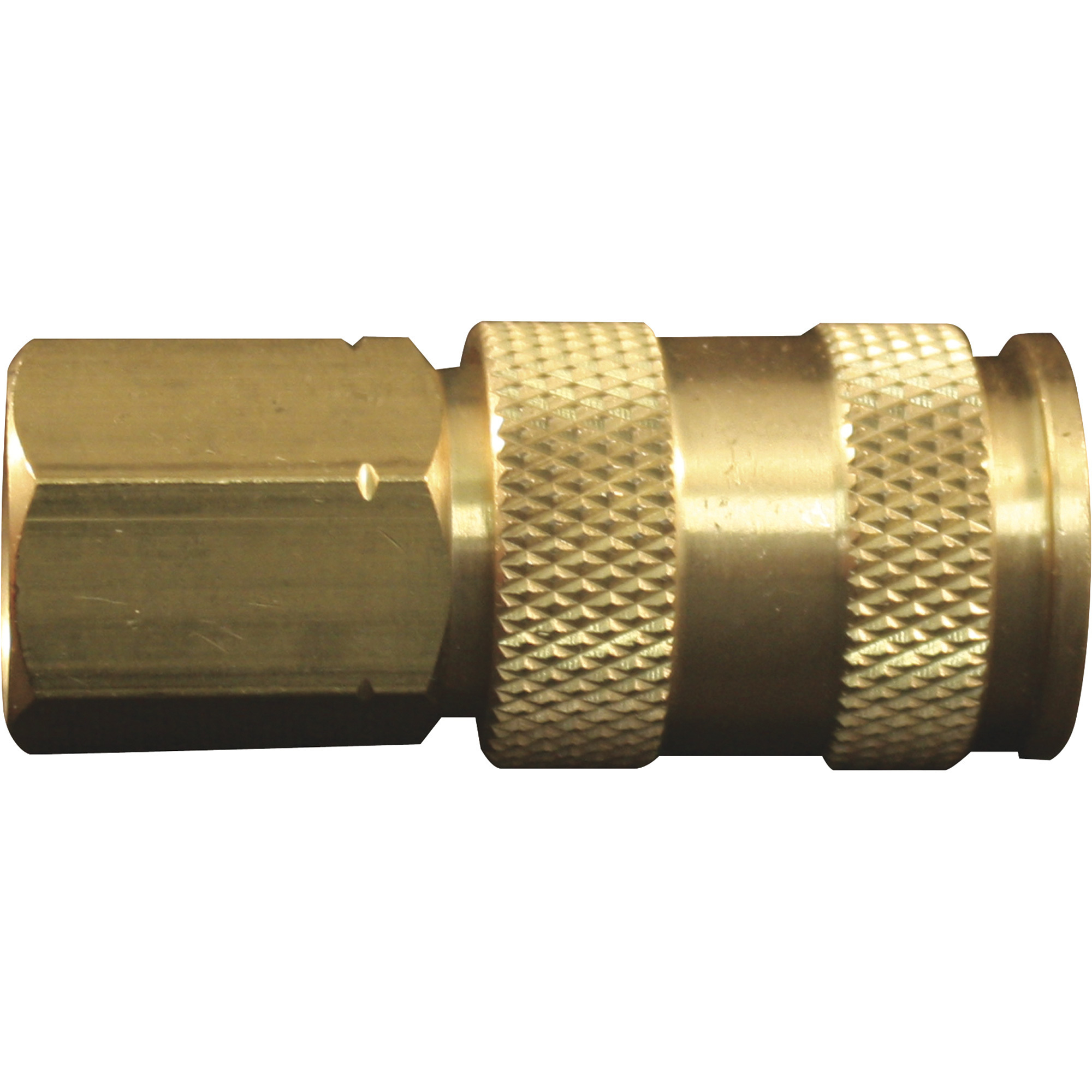 Milton V-Style Hi-Flo Coupler Body, Brass 3/8in. FNPT, Model# S766 ...