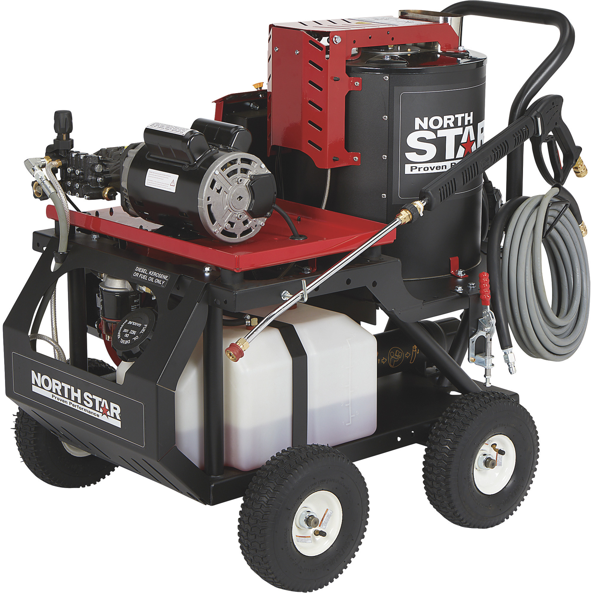 NorthStar Electric Wet Steam and Hot Water Pressure Washer — 1700 PSI ...