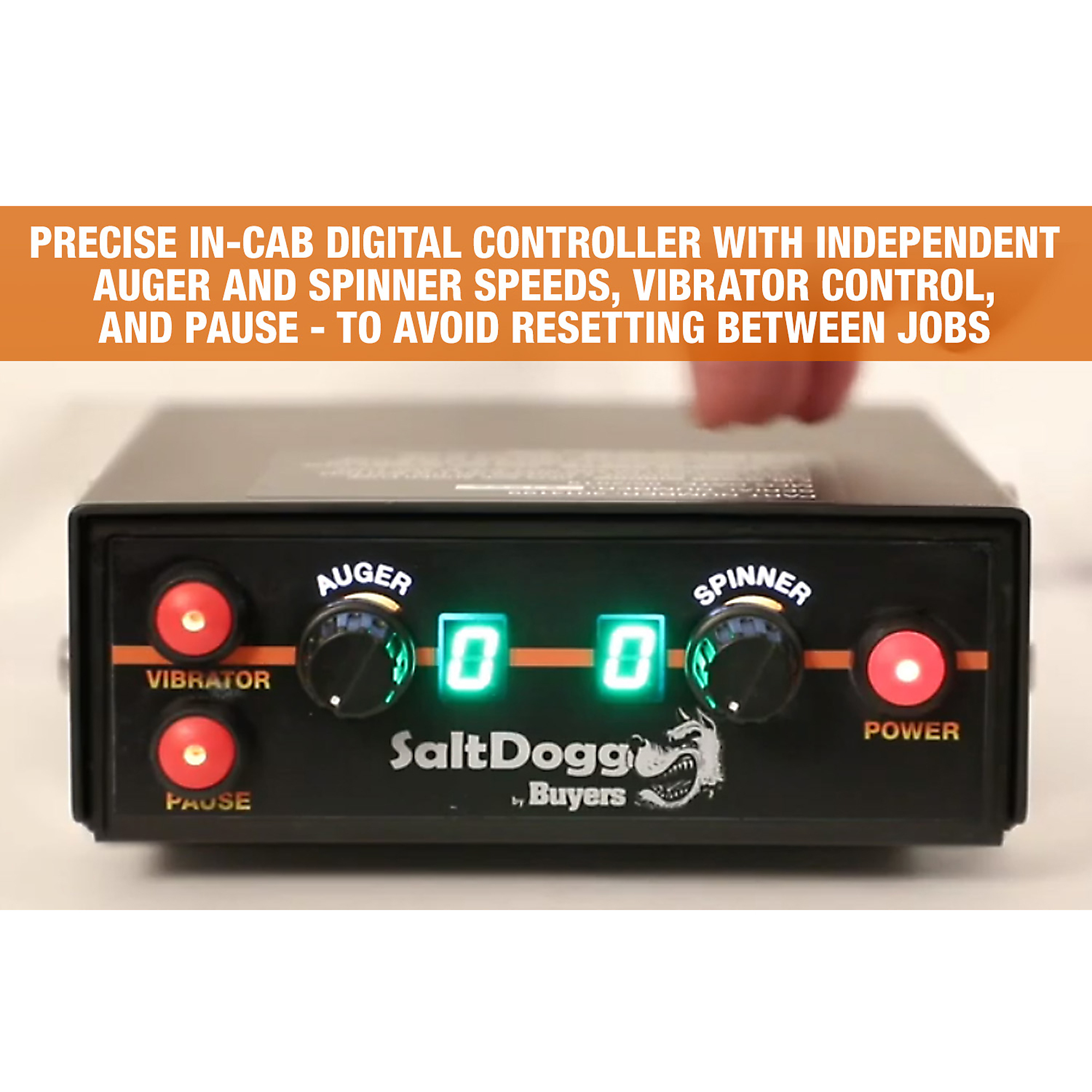 Buyers Products SaltDogg, 1.5 Cu Yd Electric Truck Bed Rock Salt ...