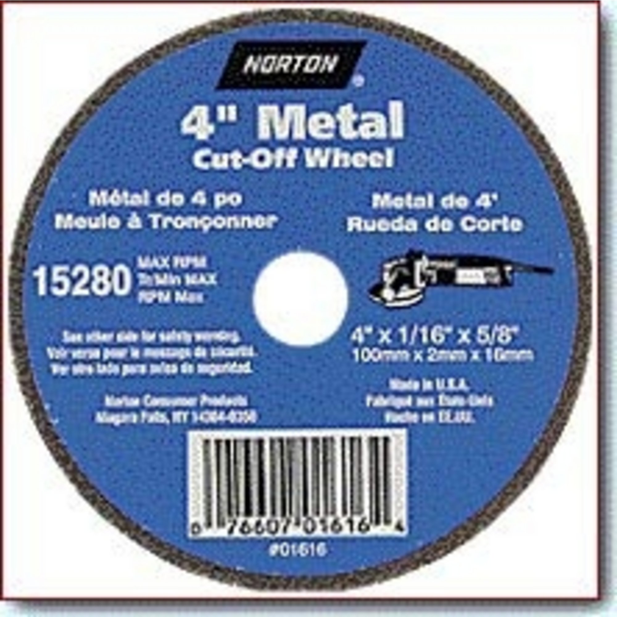Norton 4in. Cut-Off Blade for Right Angle Grinders | Northern Tool