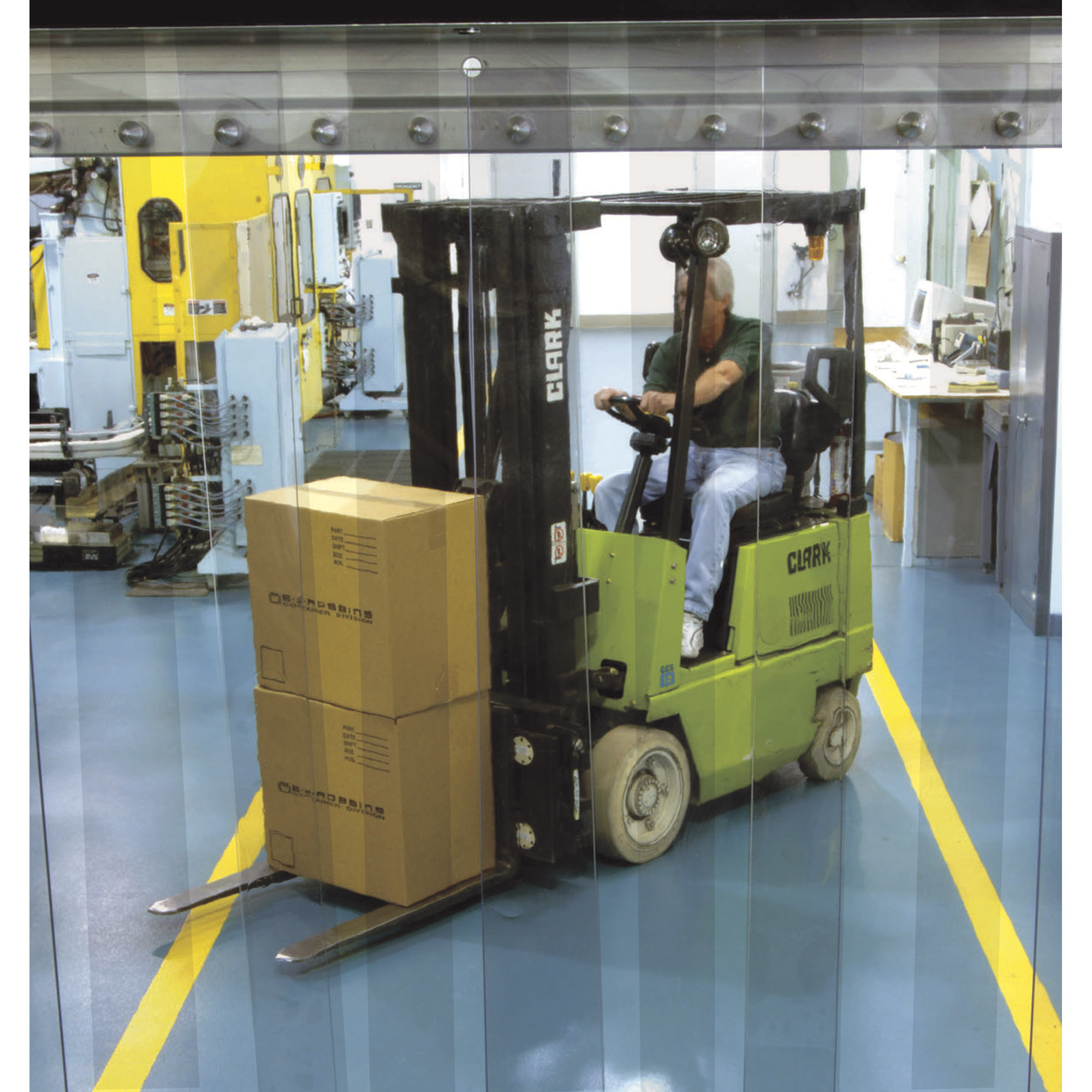 Aleco Energy-Saving PVC Strip Doors with MaxBullet Hardware — 12Ft. x 12Ft., Model# 440049 ...