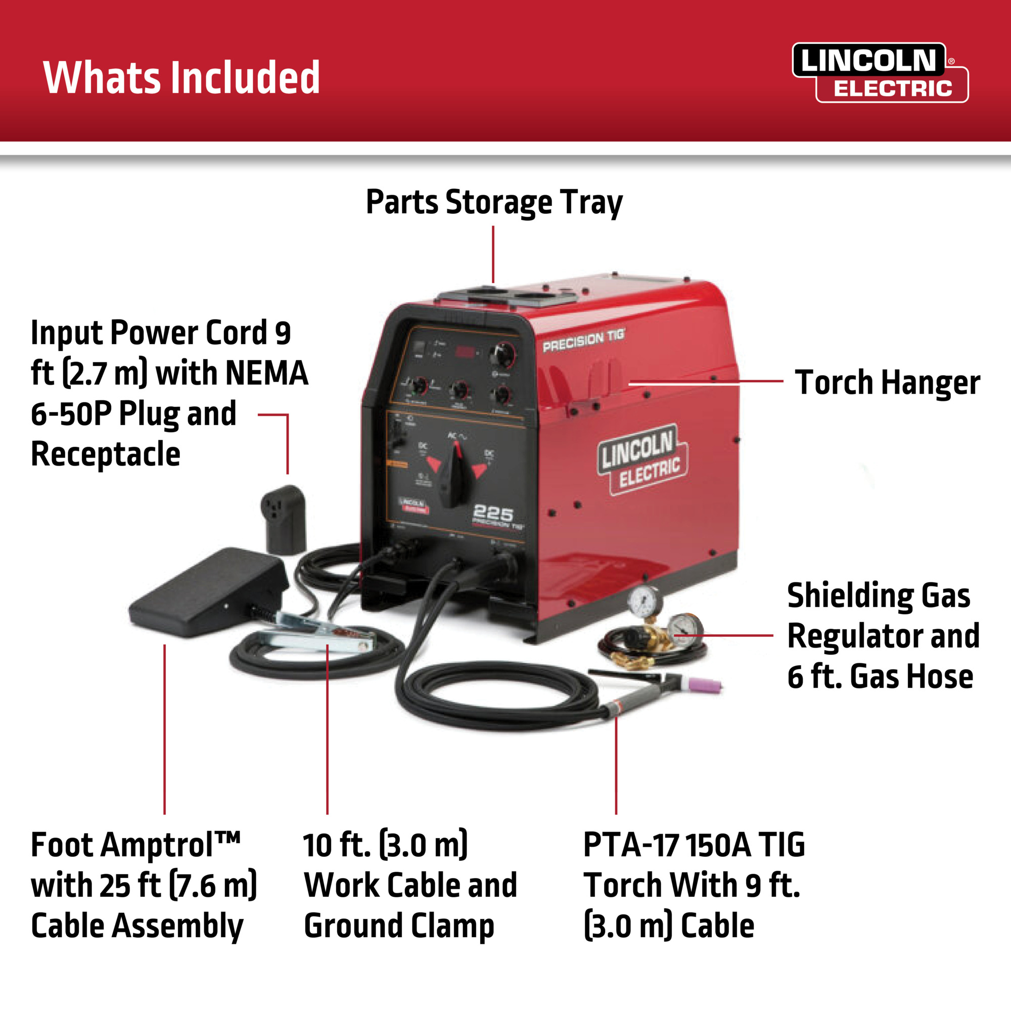 Lincoln Electric Precision TIG 225 AC/DC TIG Welder Ready-Pak, 230V, Model# K2535-1 | Northern Tool