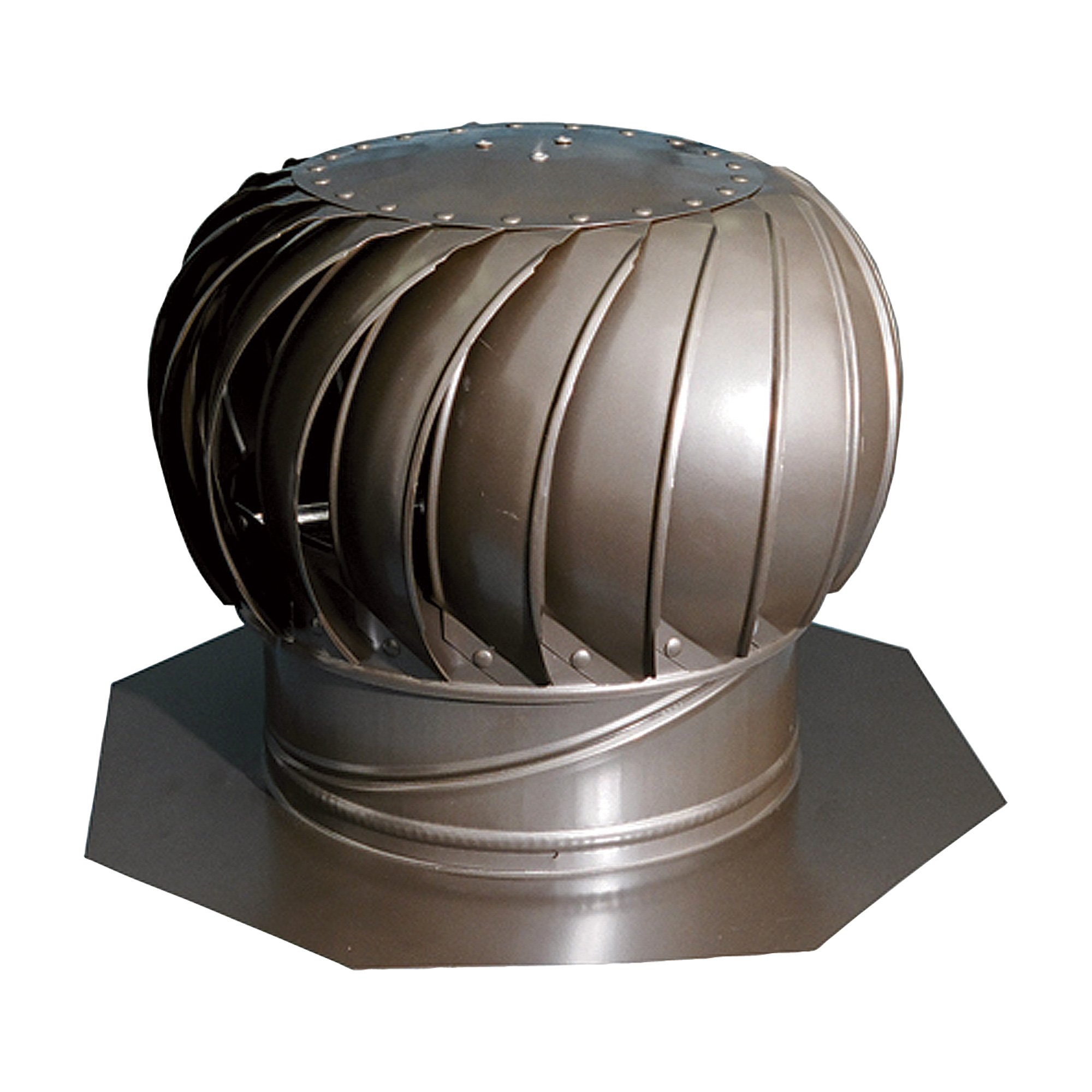 Ventamatic Wind Turbine Attic Exhaust — Internal Bracing, Aluminum ...