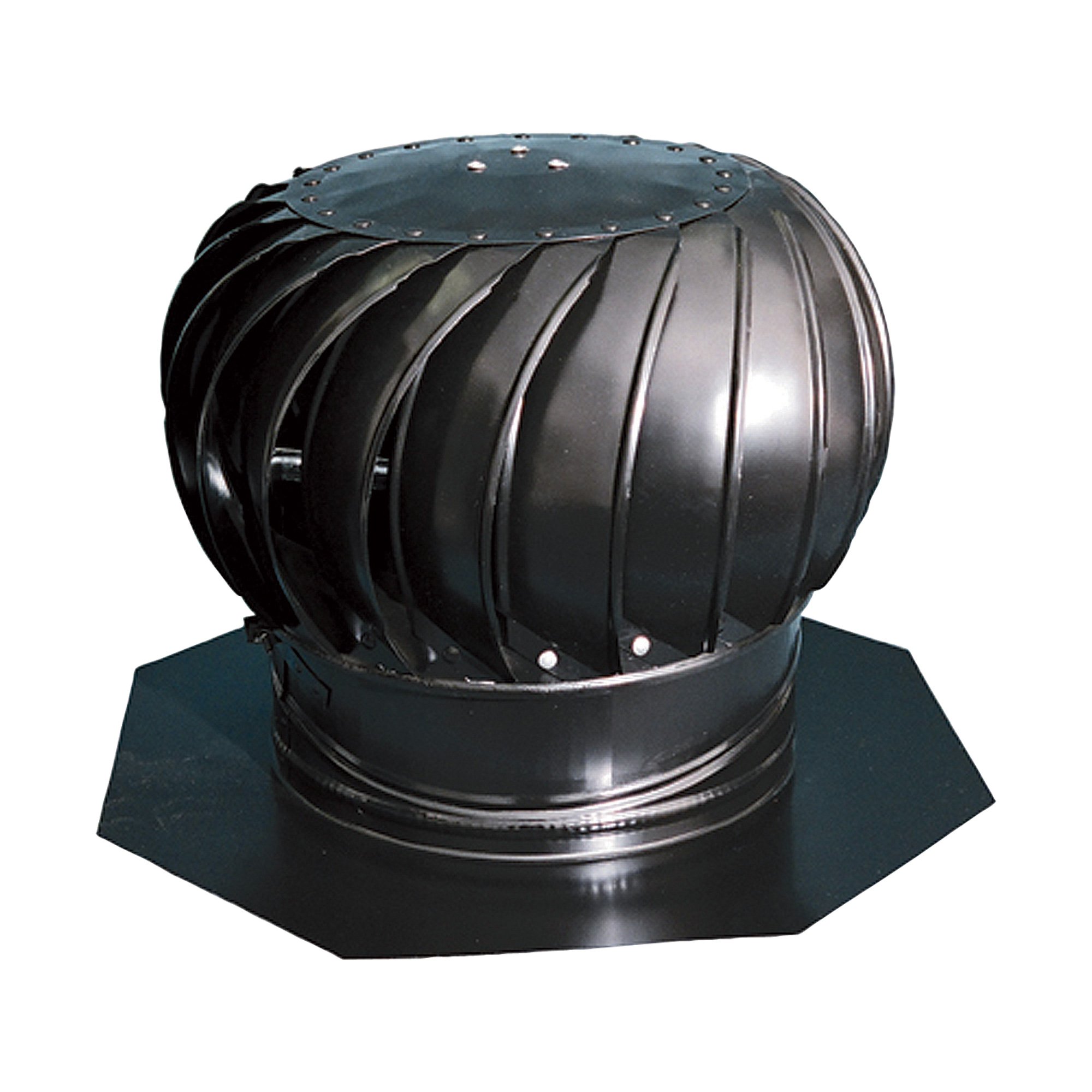 Ventamatic Wind Turbine Attic Exhaust — Internal Bracing, Aluminum ...