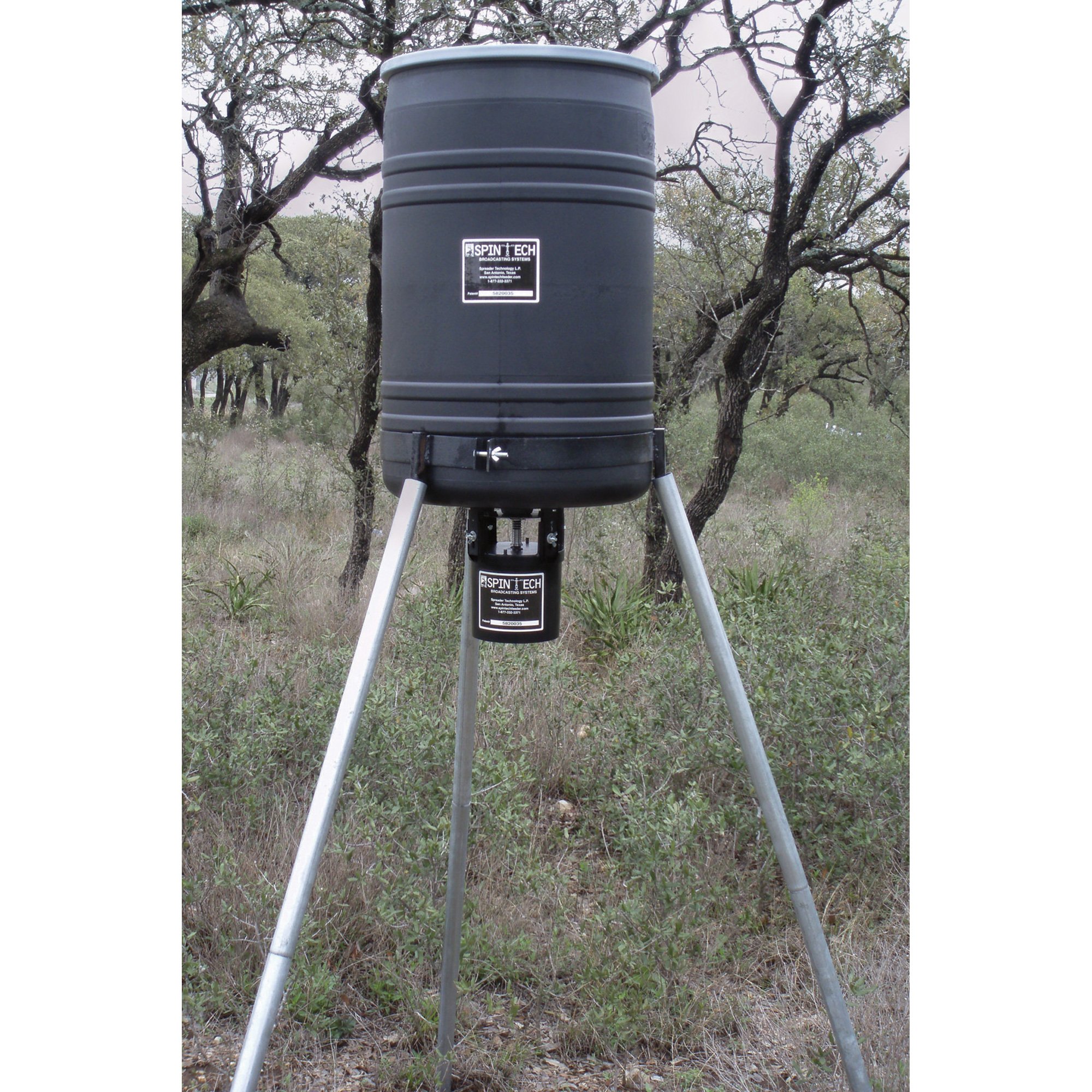 SpinTech Tripod Feeder with Digital Timer — 38-Gallon Capacity, Model ...