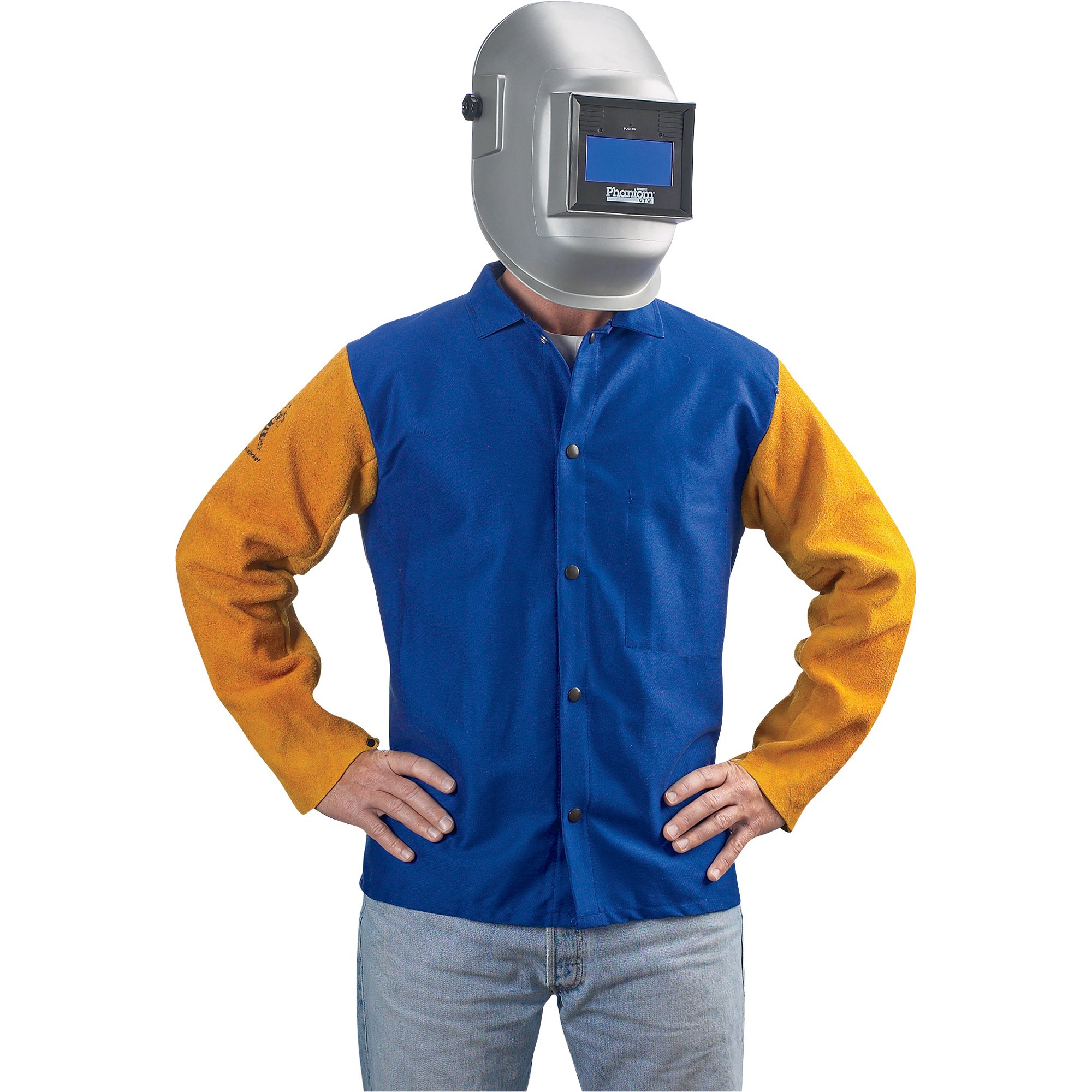 Weldas Flame-Resistant Yellowjacket — Large, 30in.L | Northern Tool