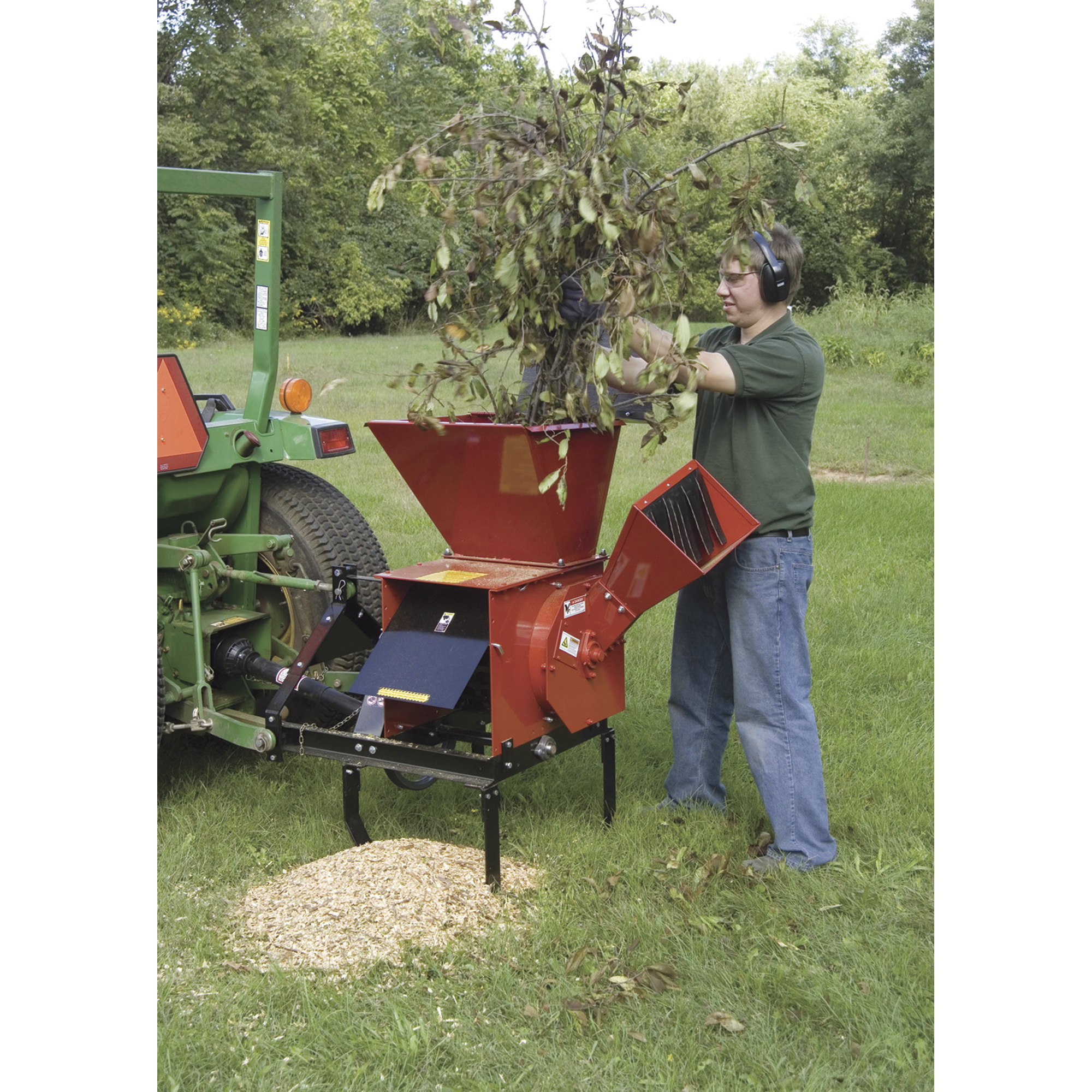Merry Mac PTO Chipper/Shredder, 4 1/2in. Chipping Capacity, Model# TPH ...