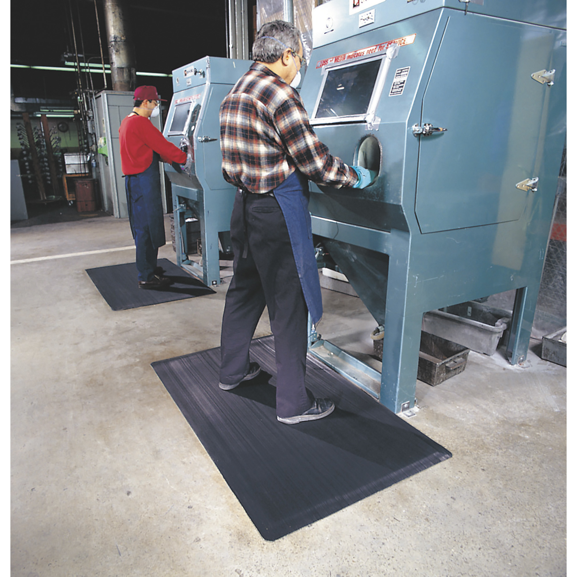 NoTrax Ergo Mat Ergonomic Rubber Floor Mat — 2ft. x 3ft., Black, Model ...
