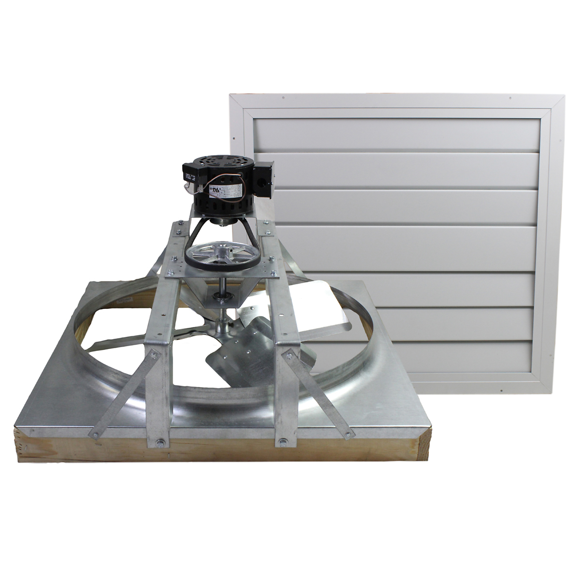 Ventamatic Whole House Fan, 24in., 3092 CFM, Belt-Drive, Model ...