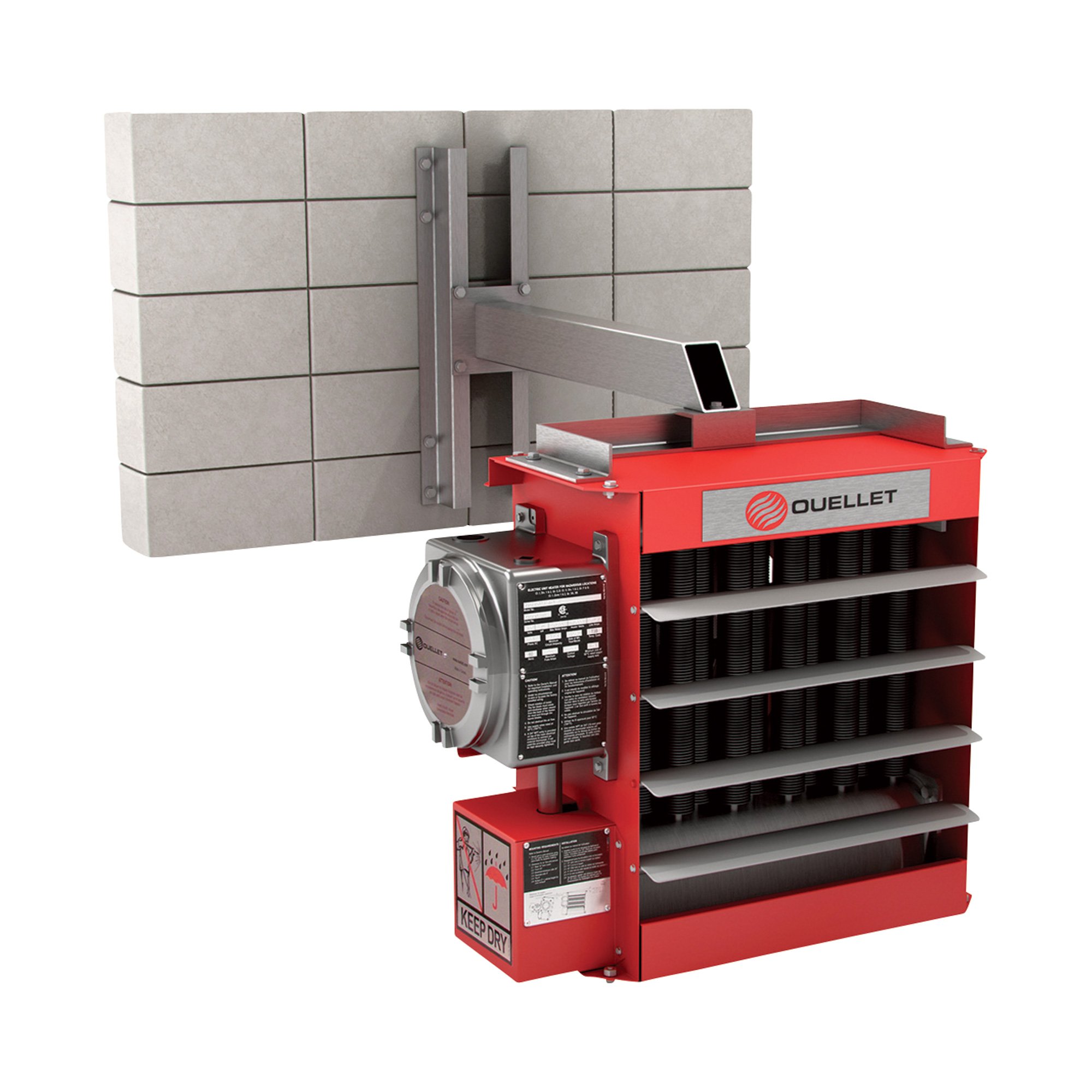 Ouellet Wall Mounting Bracket Kit for OHX Explosion-Proof Unit Heaters ...