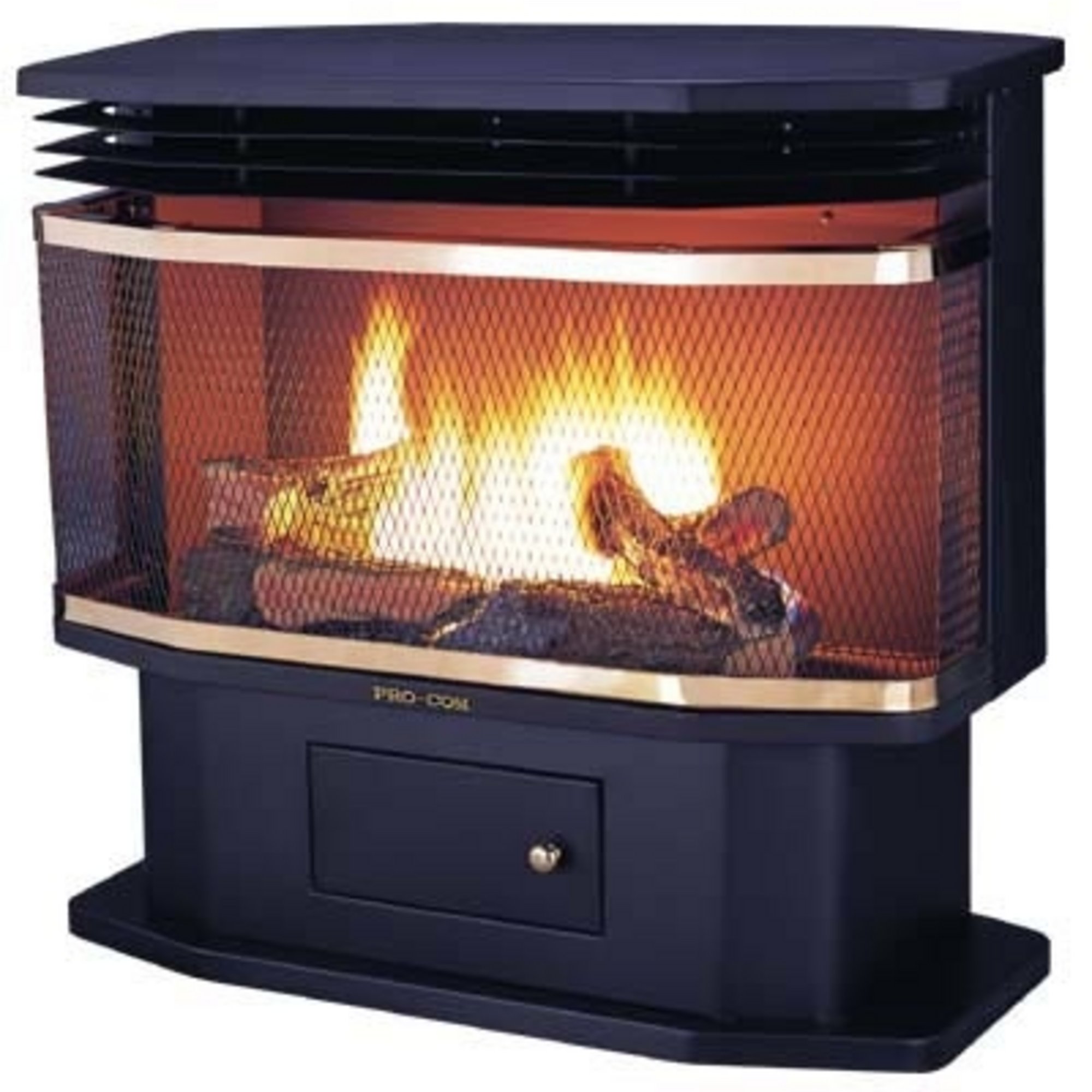 ProCom Vent-Free Natural Gas Pedestal Stove — 40,000 BTU, Model ...