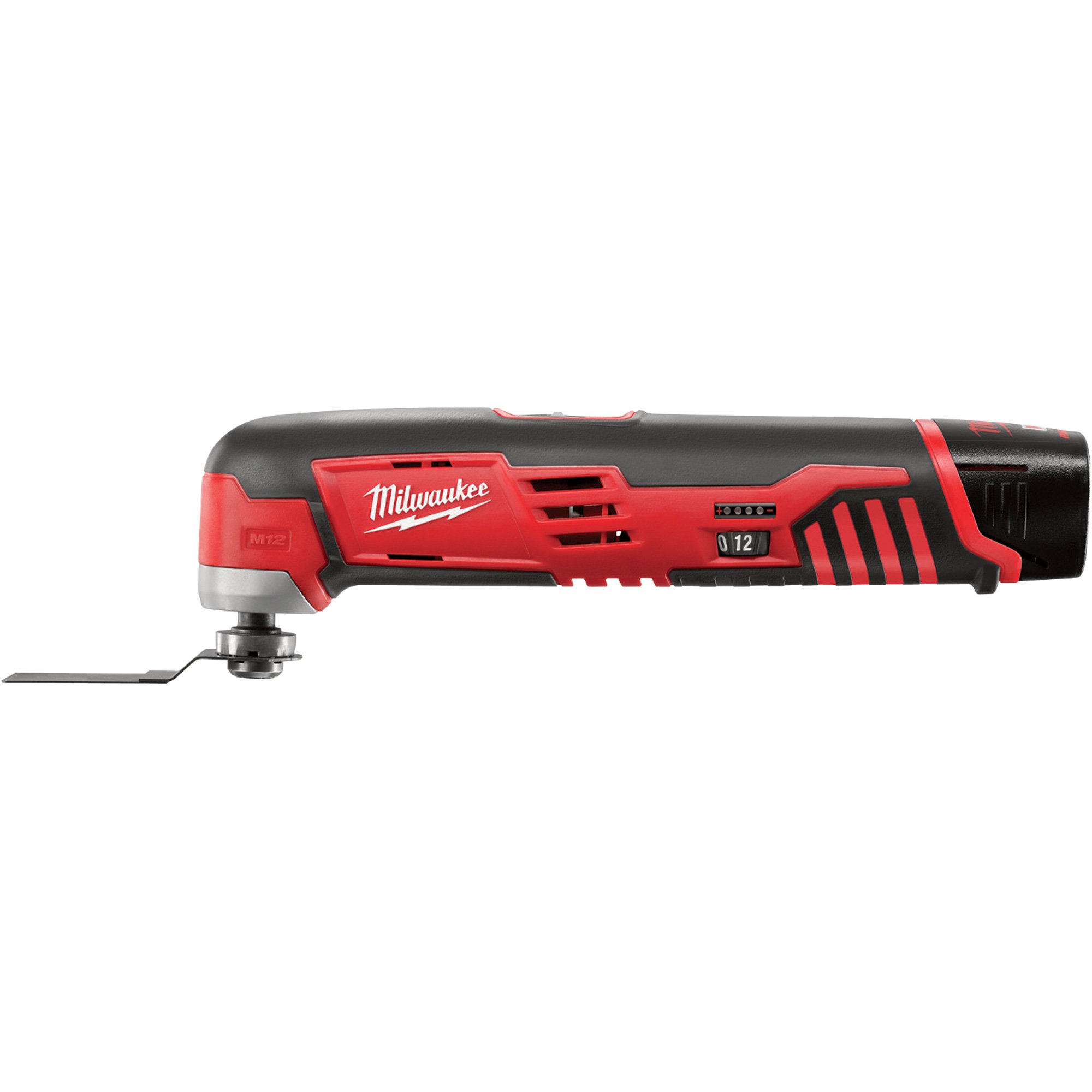 Milwaukee M12 12 Volt Cordless Oscillating Multi-Tool — 2 Batteries ...