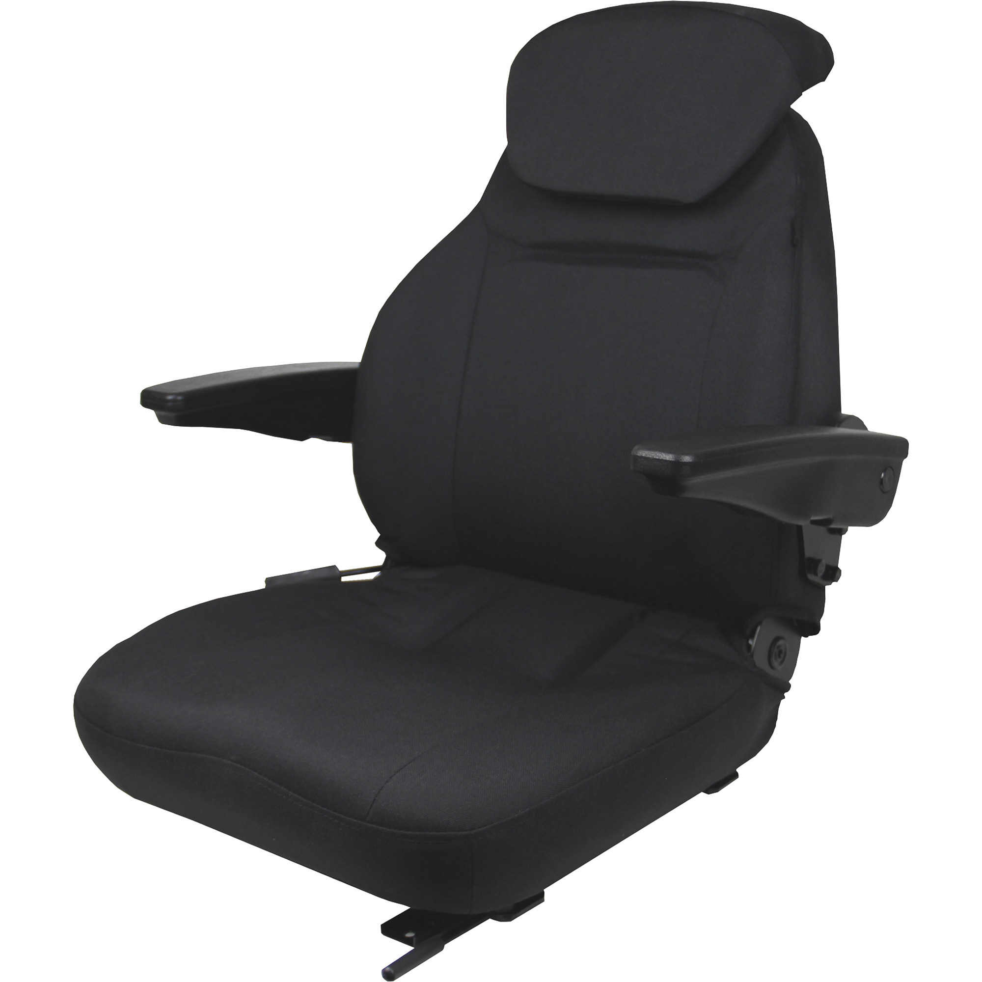 Black Talon Cordura Tractor Seat with Adjustable Lumbar Support — Black ...