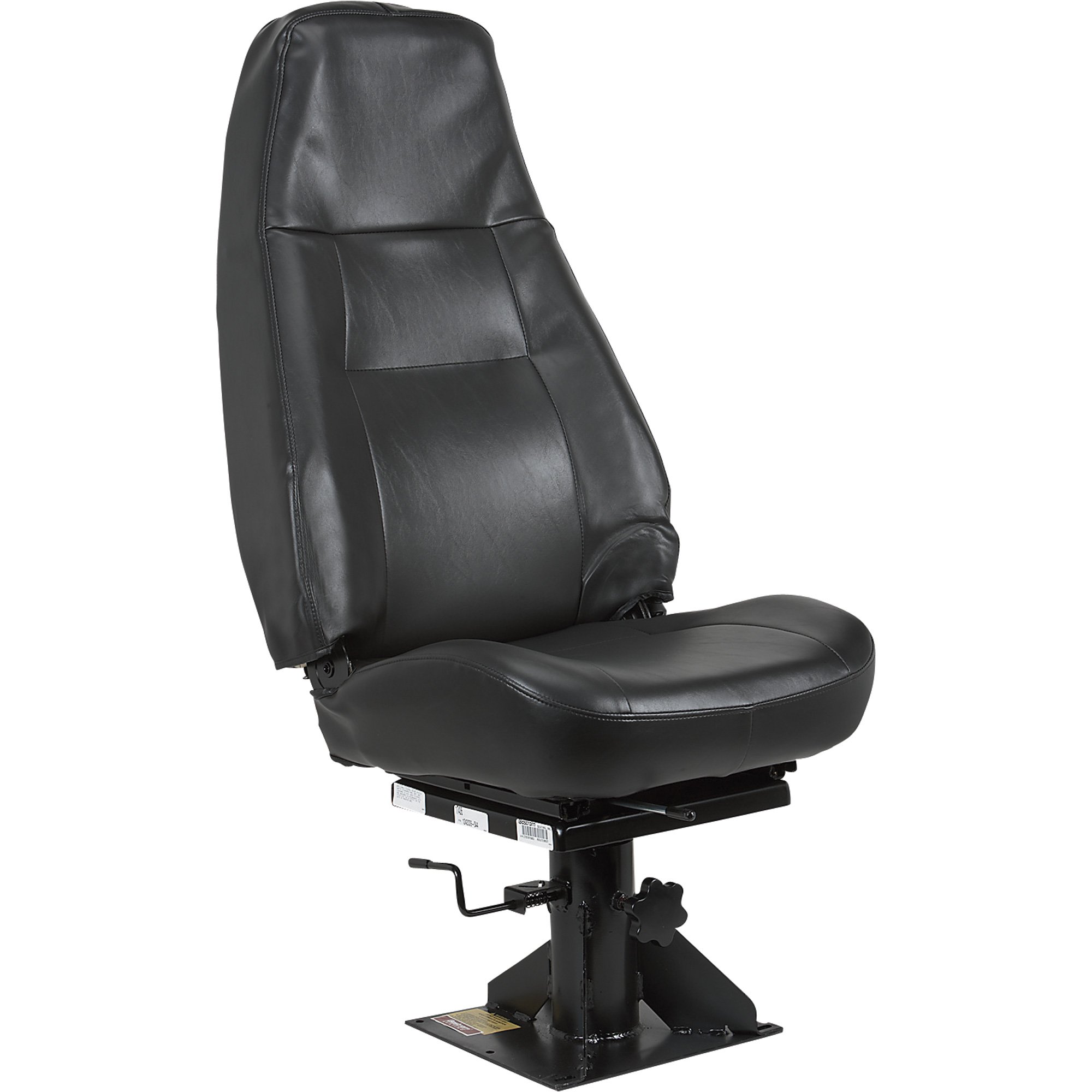 Routemaster Pedestal Vehicle Seat — Black, Model# 1242039-544 ...
