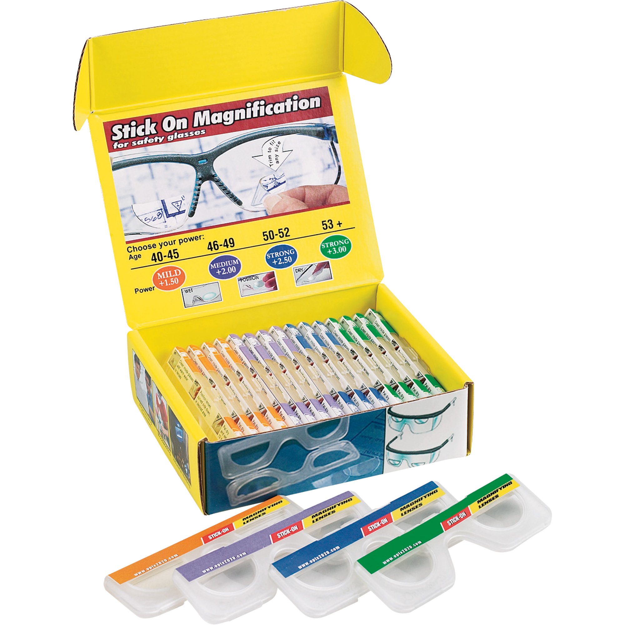 Neoptx Stick-On Bifocal Lens — 20-Pair, Assorted Strengths | Northern Tool