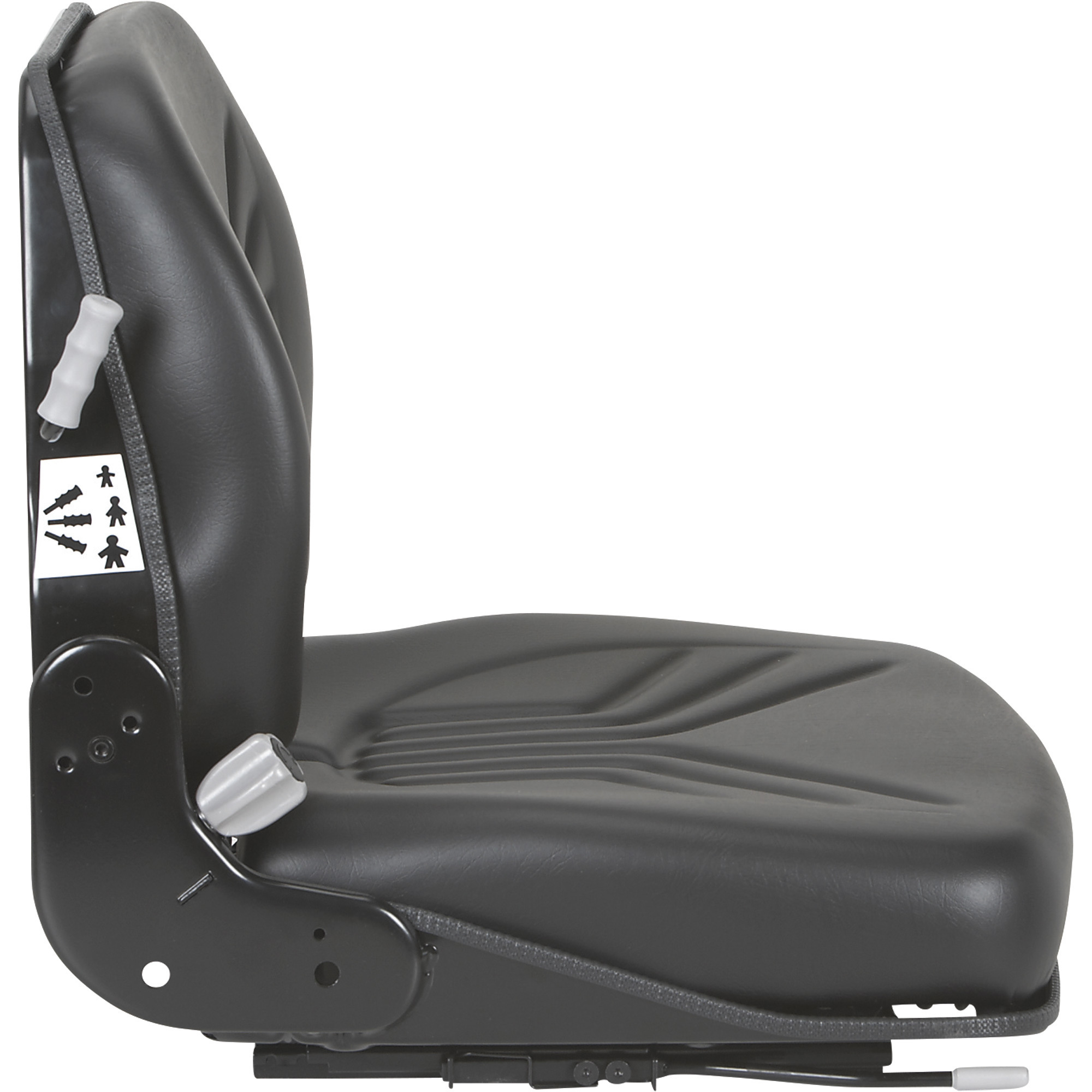 Grammer, SEAT-INTEGRATED SUSPENSION, Capacity 265 lb, Model# 8074 ...