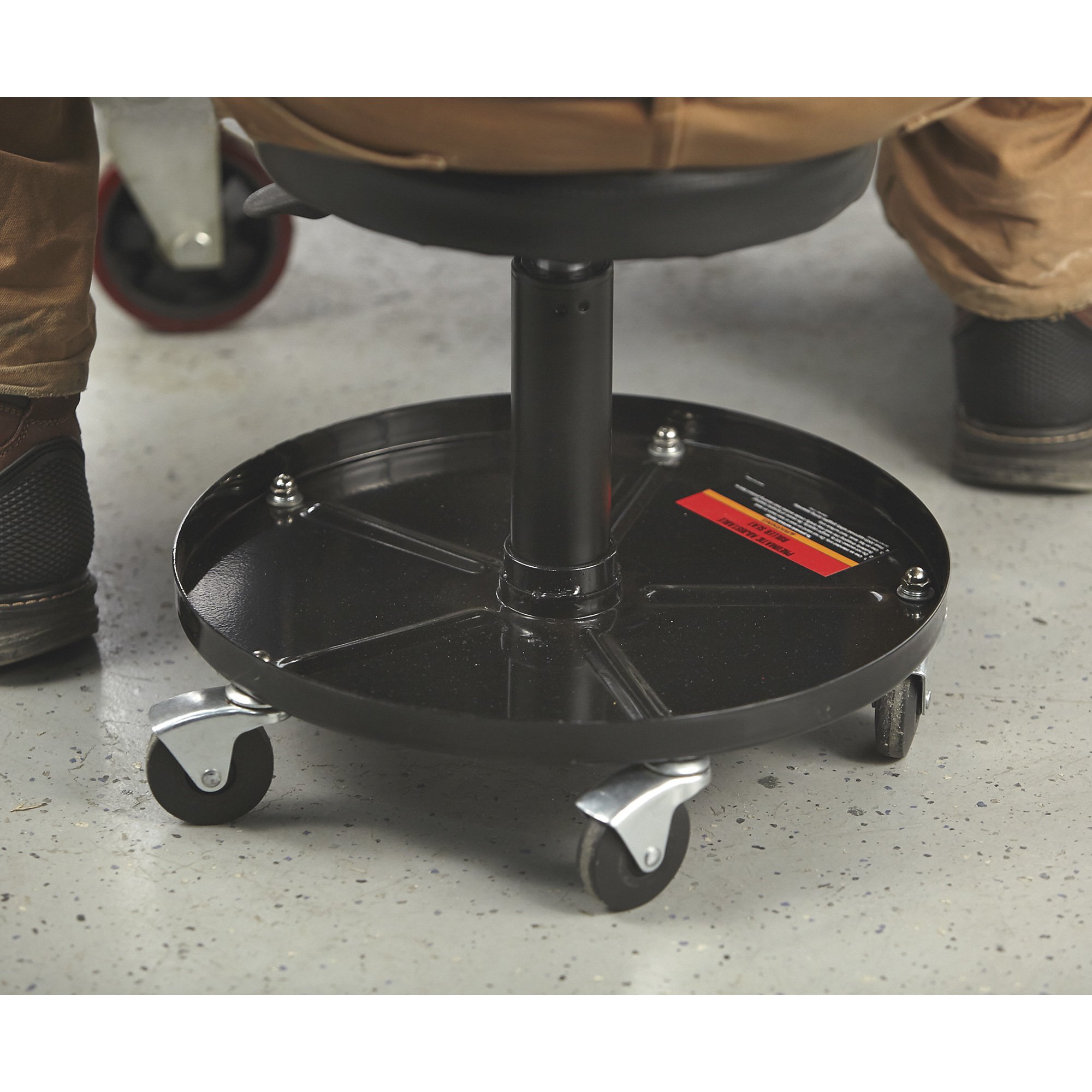 Ironton Pneumatic Shop Stool — 360° Swivel, Model# PSS-01 | Northern Tool