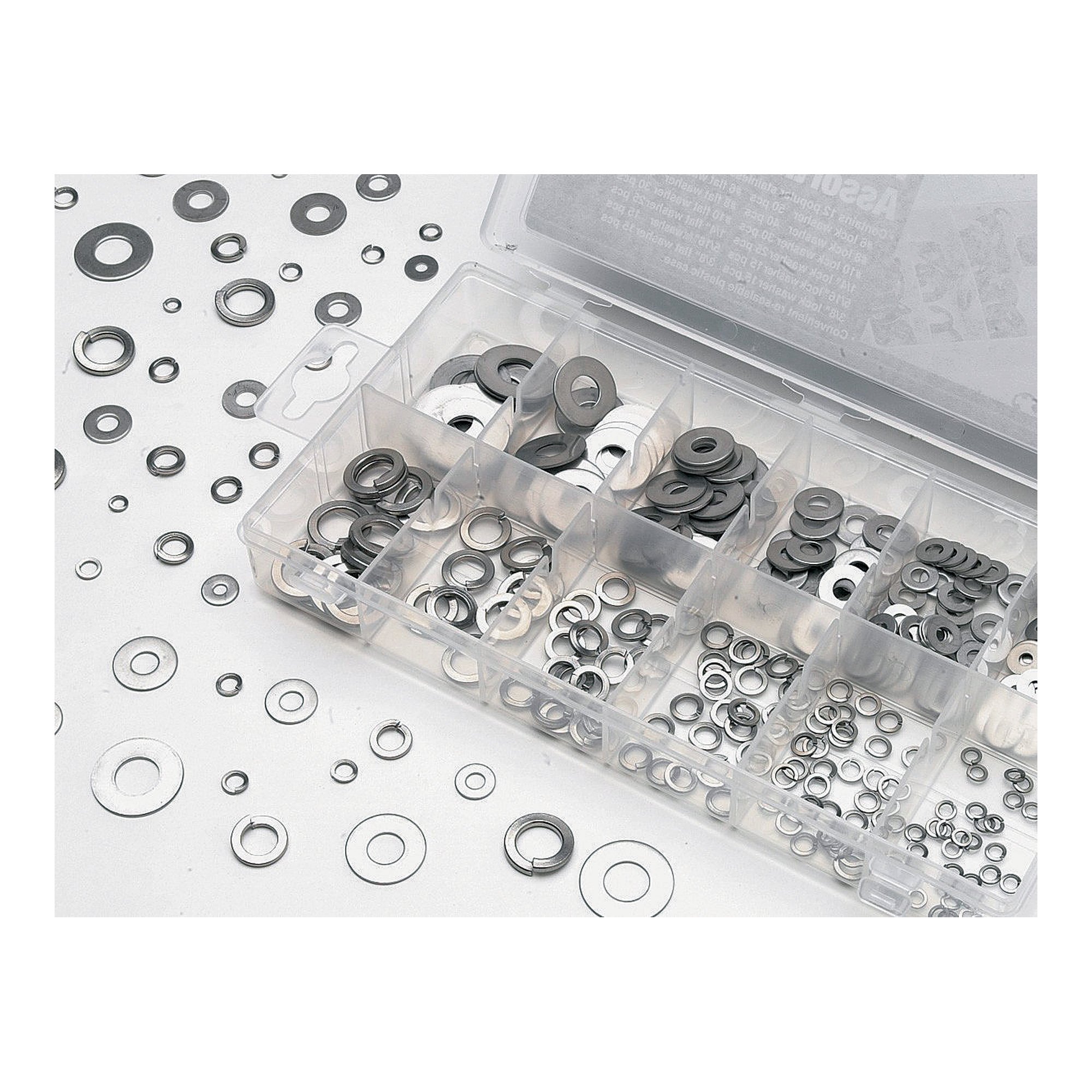 Performance Tool 350-Pc. Lock & Flat Washer Set | Northern Tool