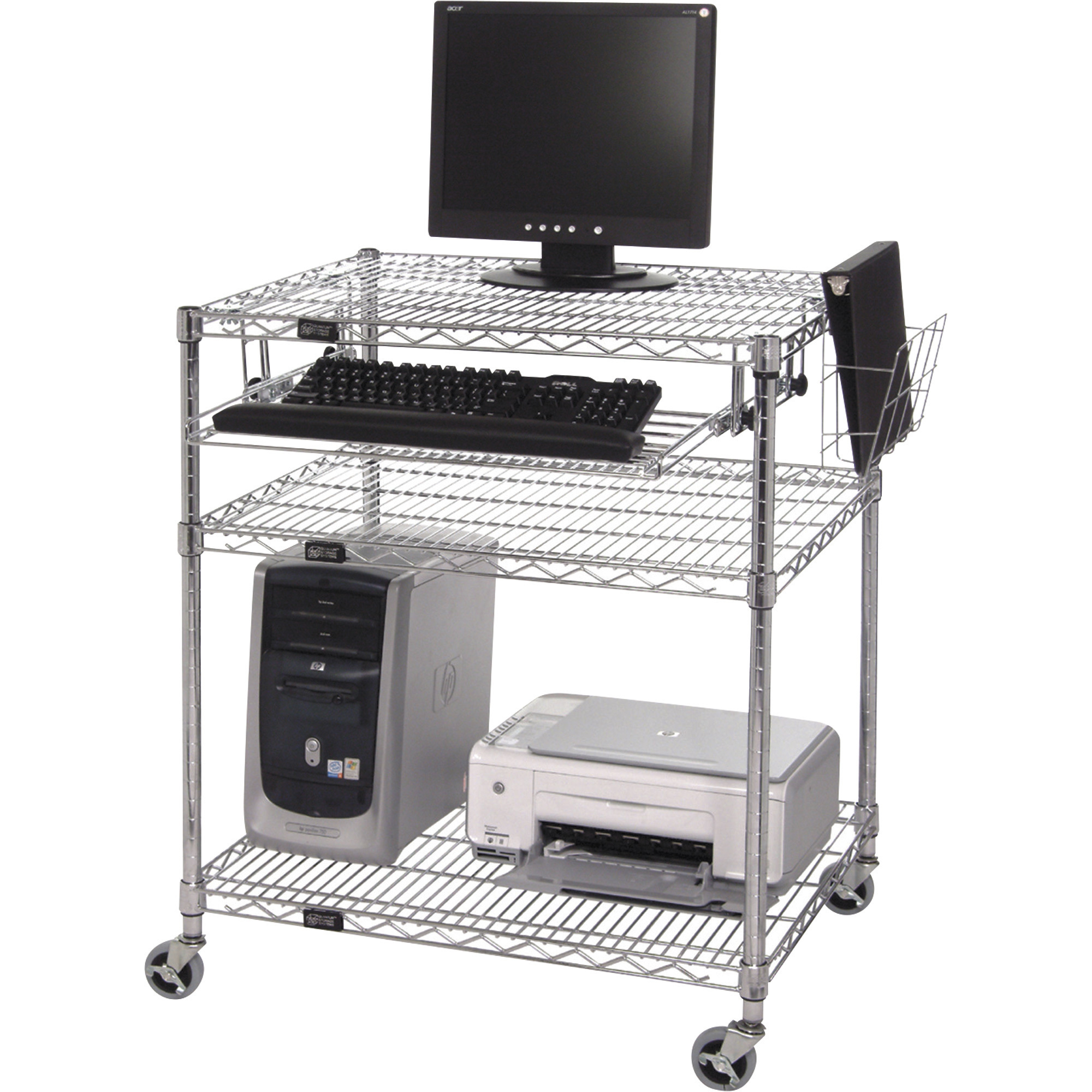 Quantum Portable Computer Work Center, 24in.L x 30in.W x 34in.H, Model ...