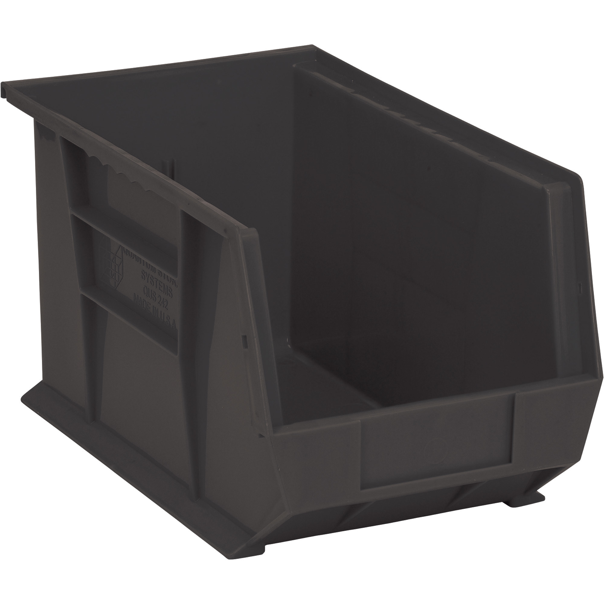 Quantum Storage Heavy-Duty Ultra Stacking Bins, 13 5/8in. x 8 1/4in. x ...