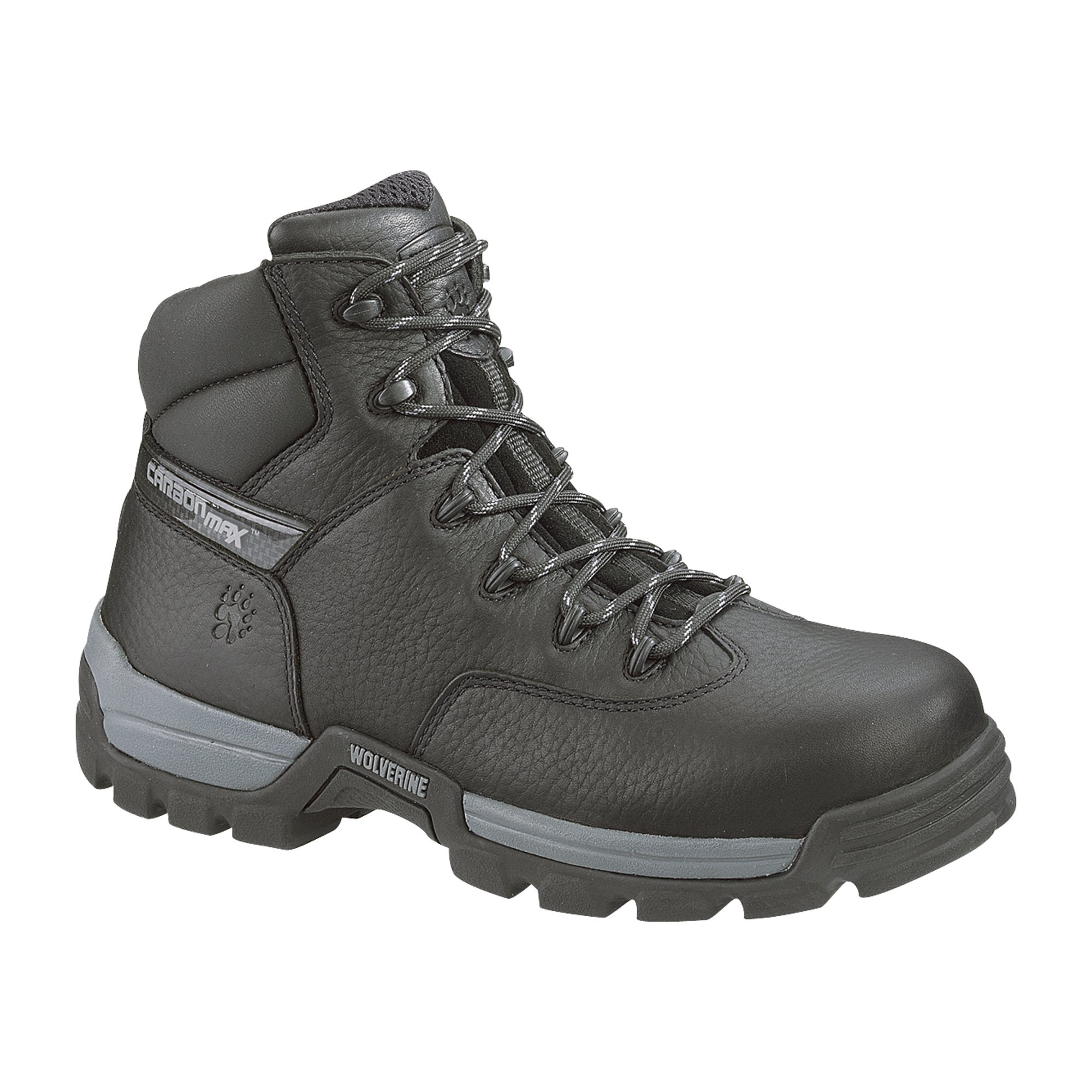 Wolverine Guardian 6in. CarbonMax Safety-Toe Work Boot — Black, Size 10 ...
