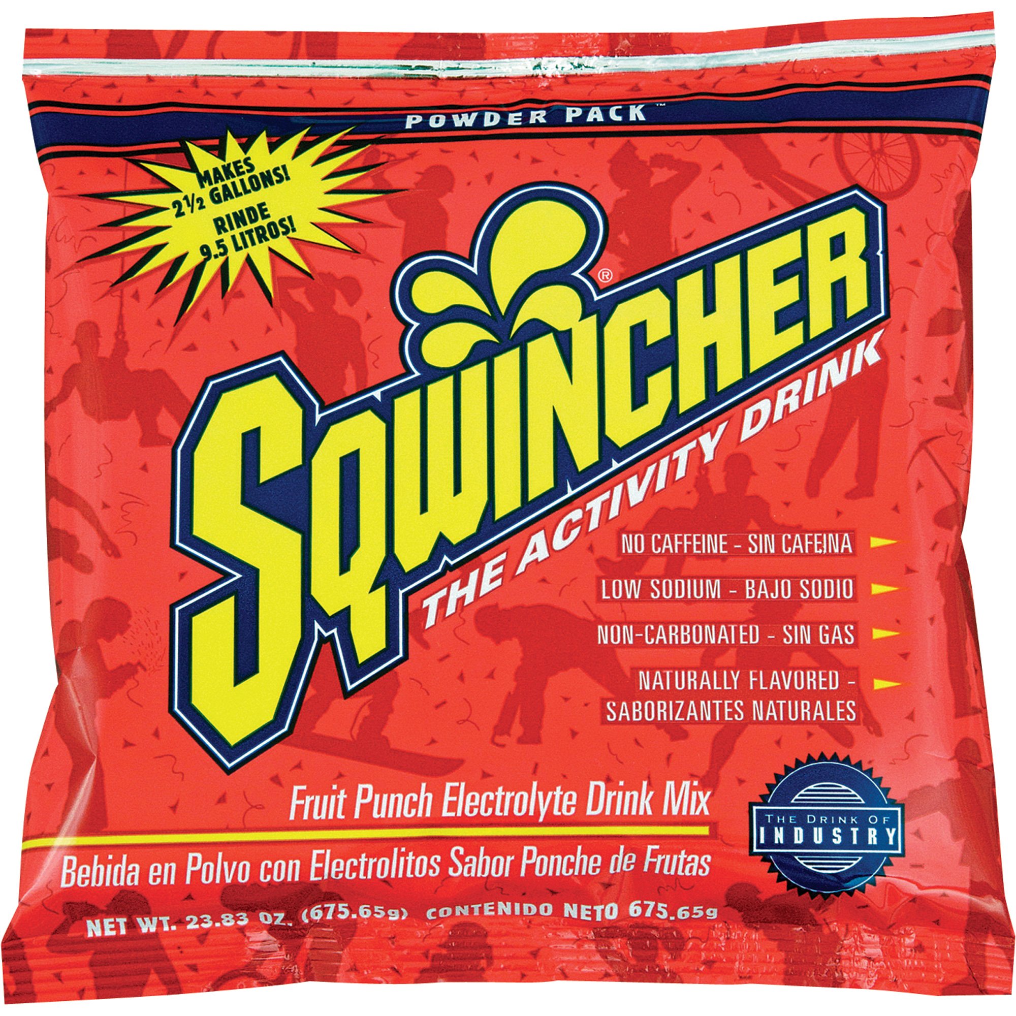 Sqwincher Electrolyte Drink Mix — 2.5 Gallon Capacity, Fruit Punch ...